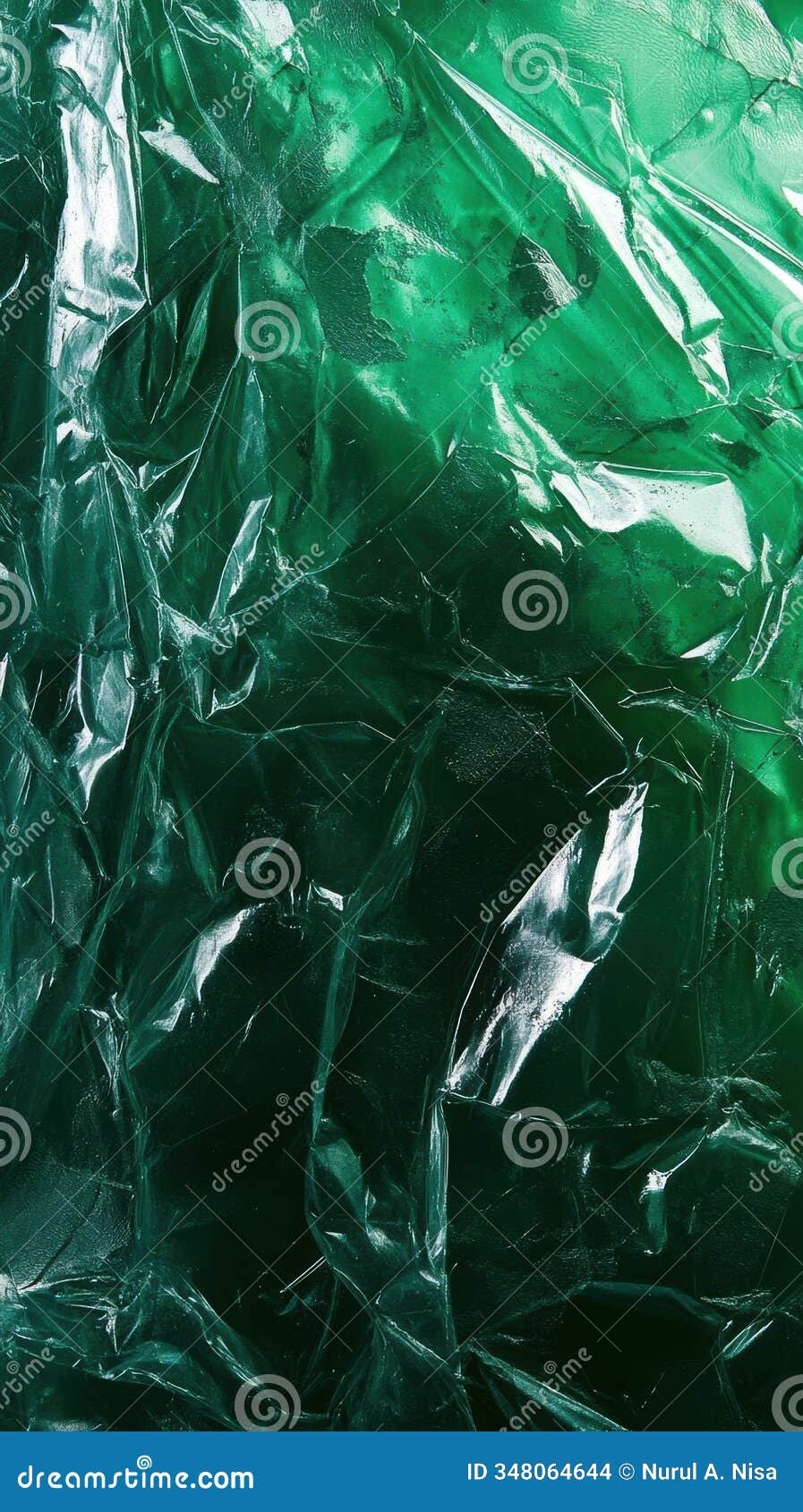 Abstract Green Plastic Texture, a Study in Light and Form Stock Illustration - Illustration of ...