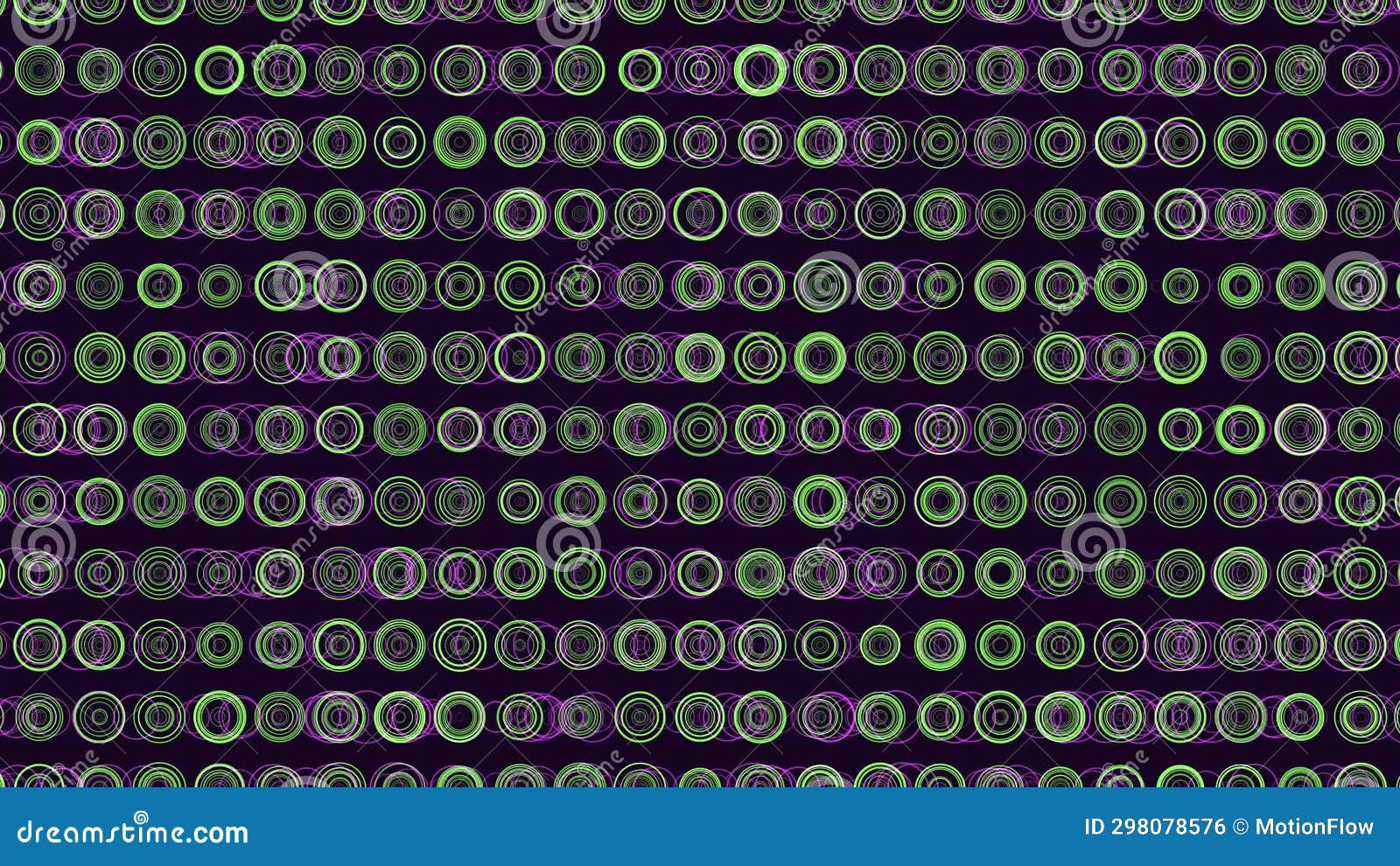Abstract Green and Purple Circle Pattern on Black Background for Web Design Stock Footage ...