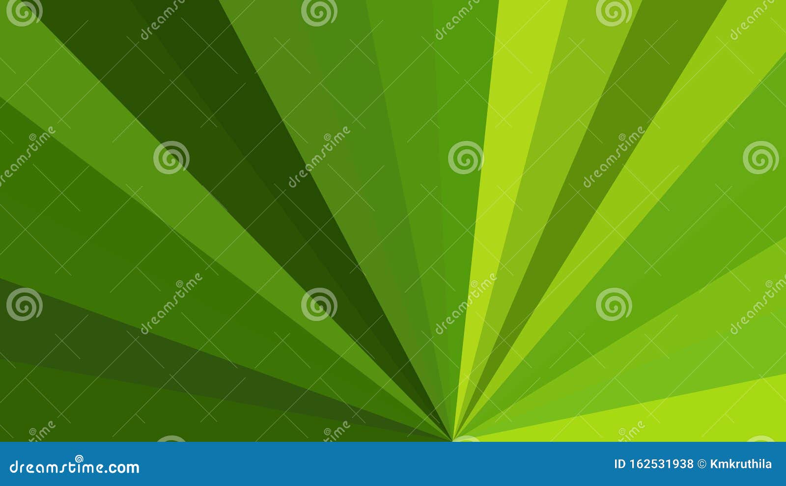 Abstract Green Rays Background Illustration Stock Vector - Illustration ...