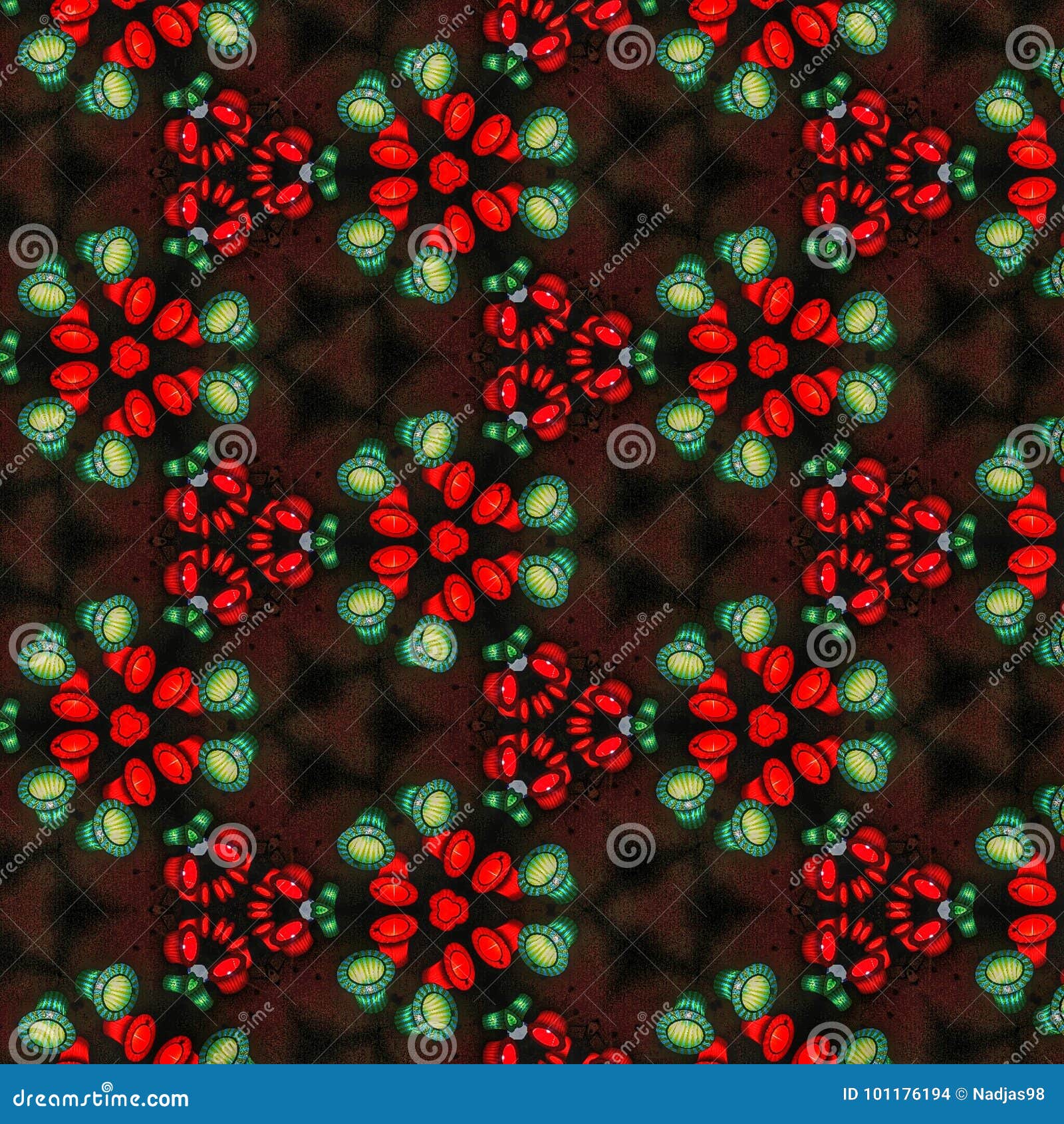 Abstract Green and Red Pattern Background Texture 1 Stock Illustration ...