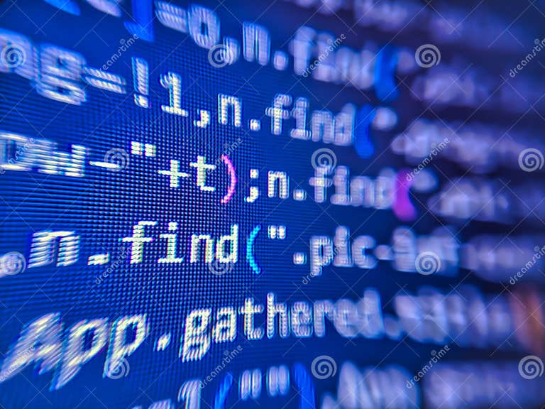 Abstract Green Screen Coding Hacker Concept, Computer Script Code ...