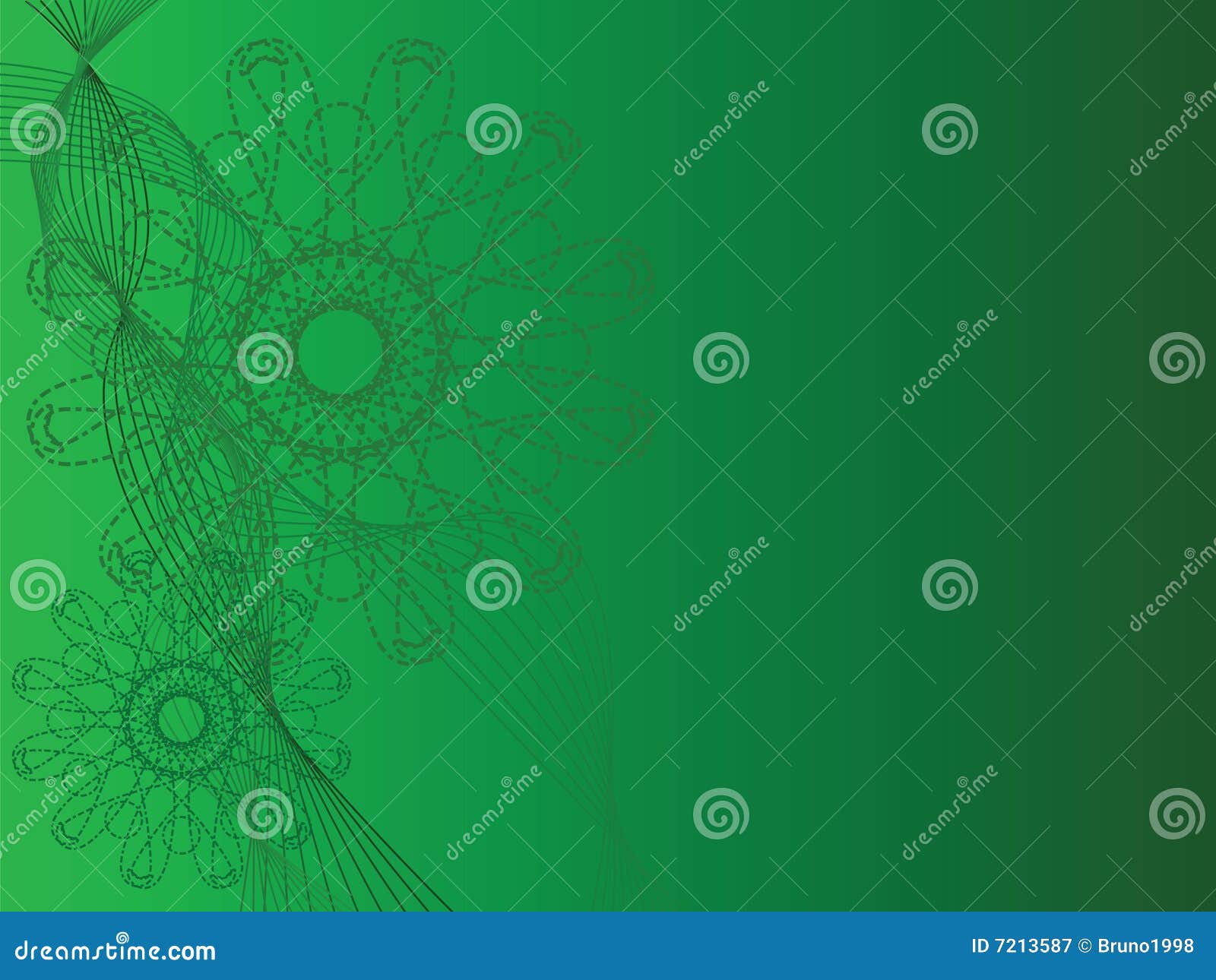 Abstract green shapes stock vector. Illustration of poster - 7213587