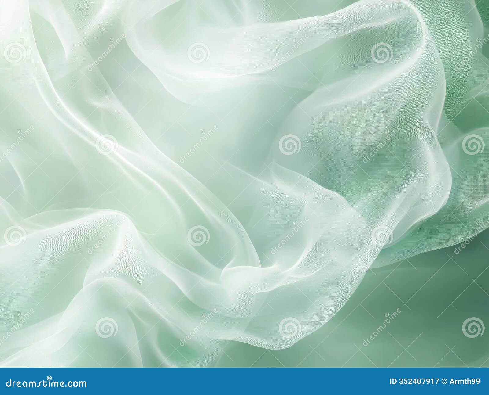 Abstract Green Sheer Fabric Texture Background Stock Illustration ...