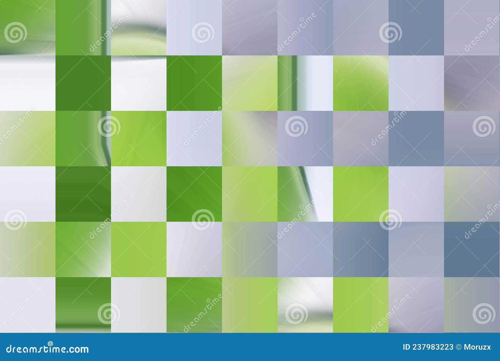 Abstract Green Silver Chess Pattern Wallpaper Stock Illustration ...