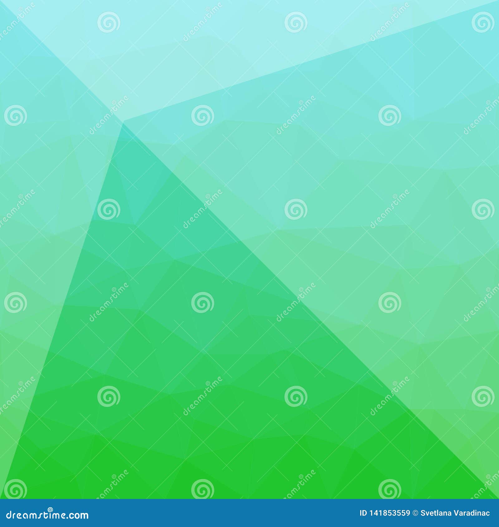 Abstract Green and Sky Blue Polygon Vector Background. Stock Vector ...