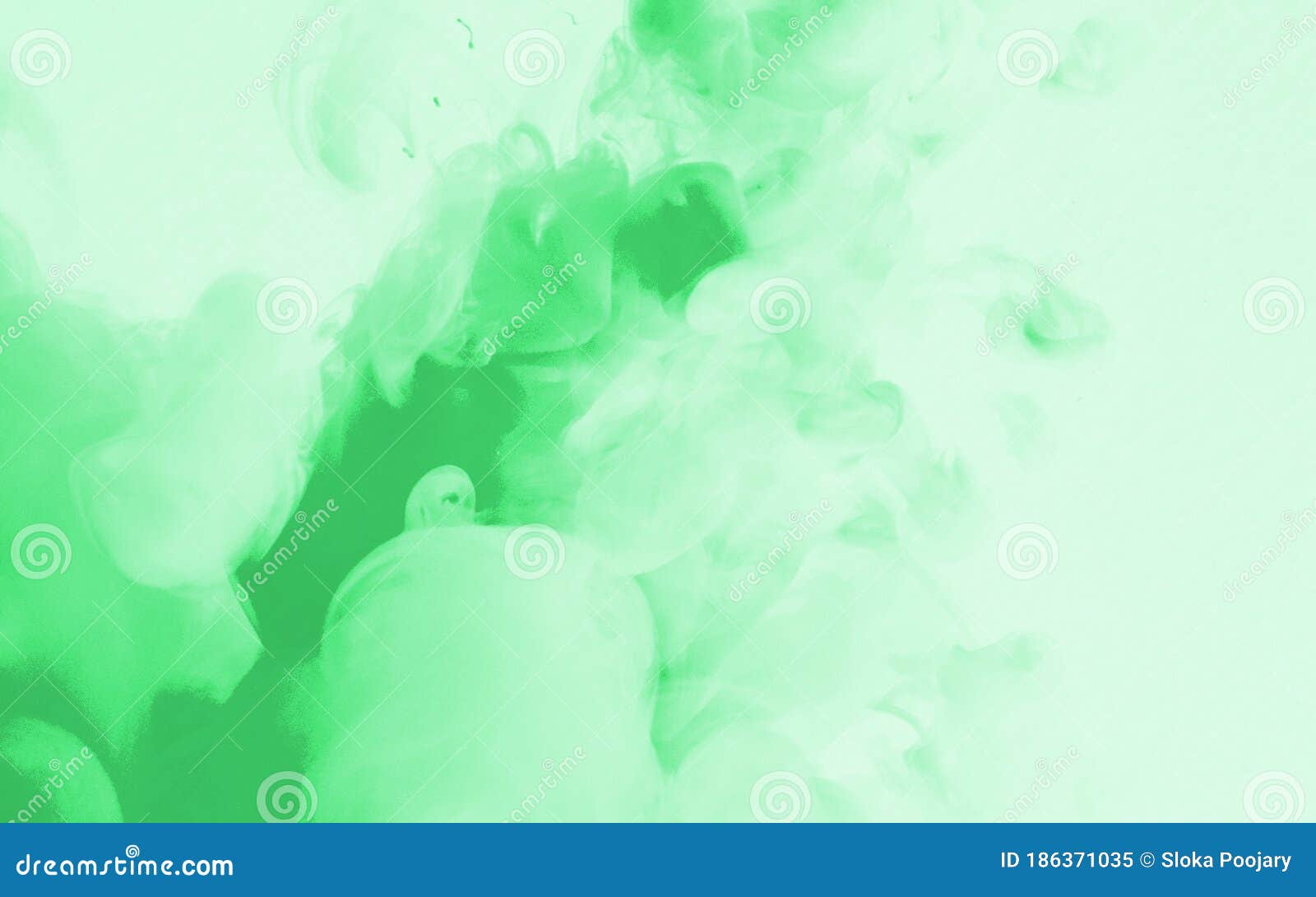 Abstract Green Smoke Pattern Design Background,soft And Smooth Waves ...