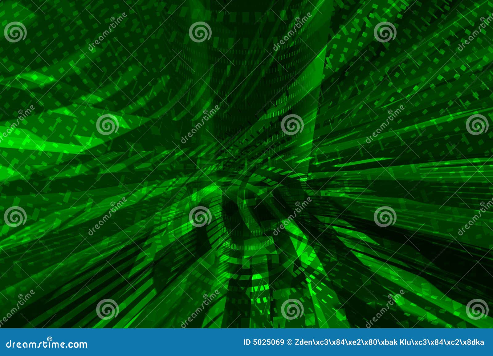 Abstract green space stock illustration. Illustration of perspective ...