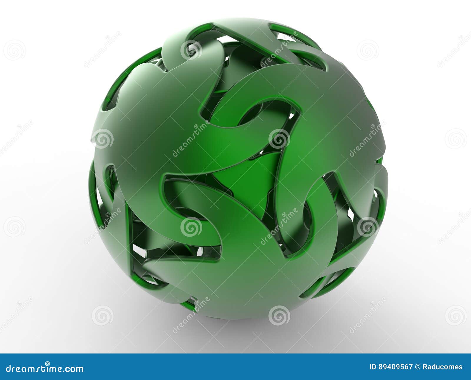 Abstract green sphere stock illustration. Illustration of object - 89409567