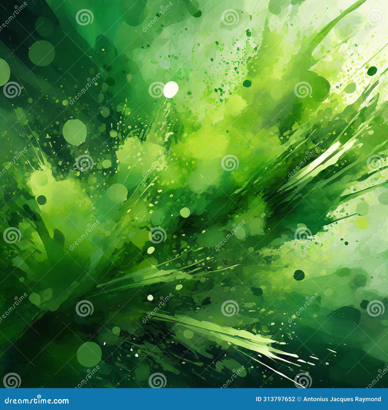 Abstract Green Splatter Background Stock Illustration - Illustration of ...