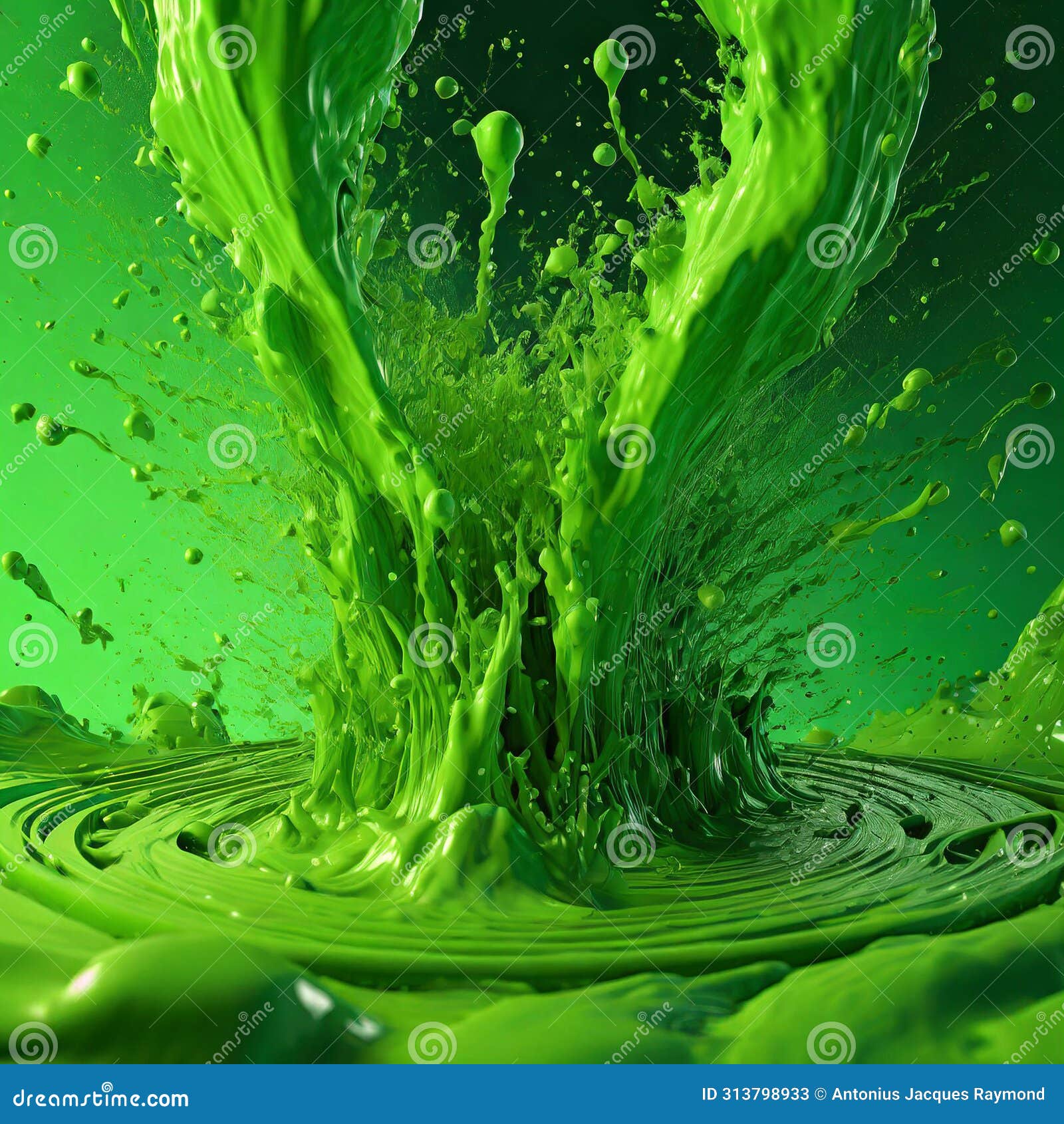 Abstract Green Splatter Background Stock Illustration - Illustration of ...