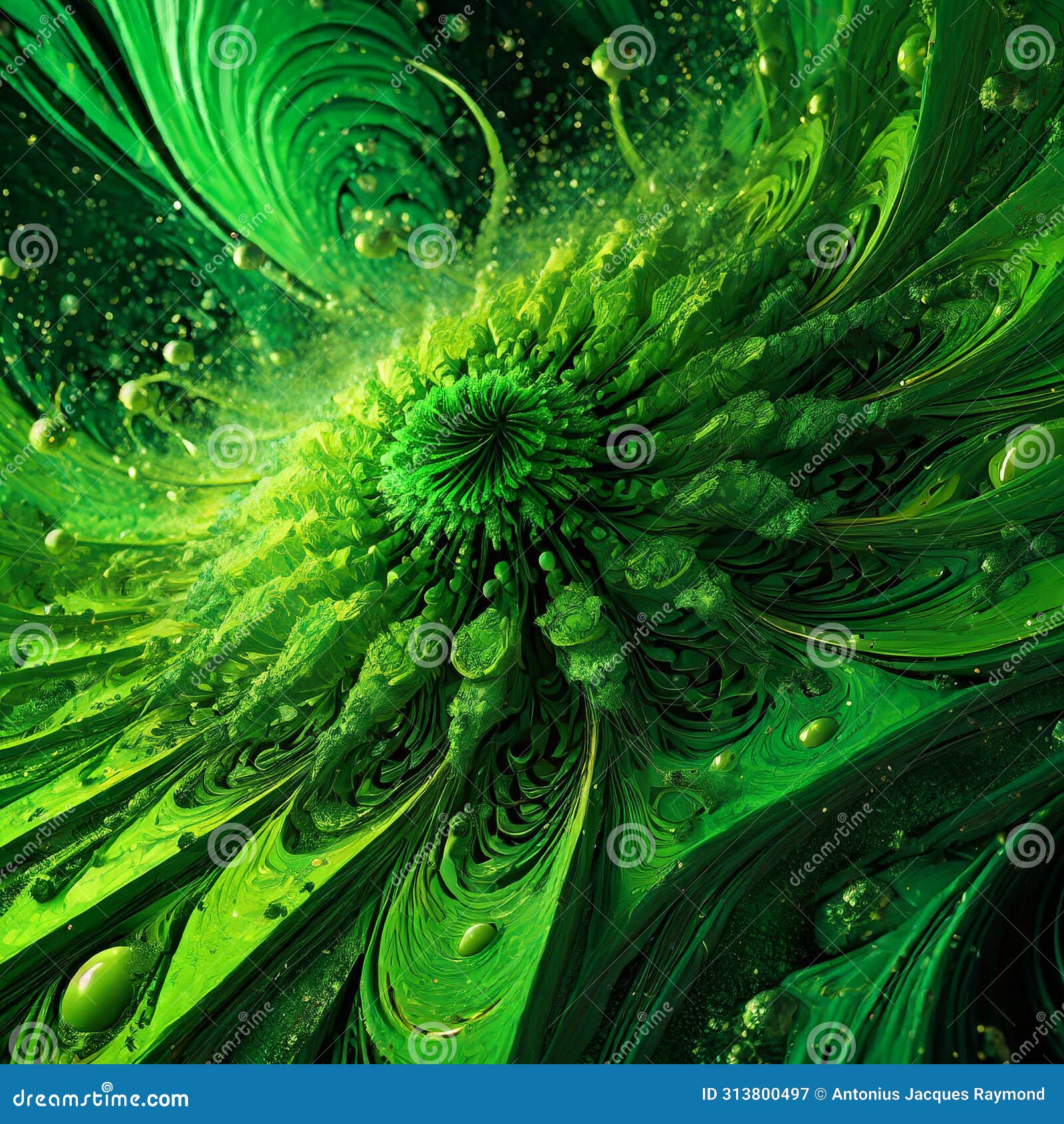 Abstract Green Splatter Background Stock Illustration - Illustration of ...