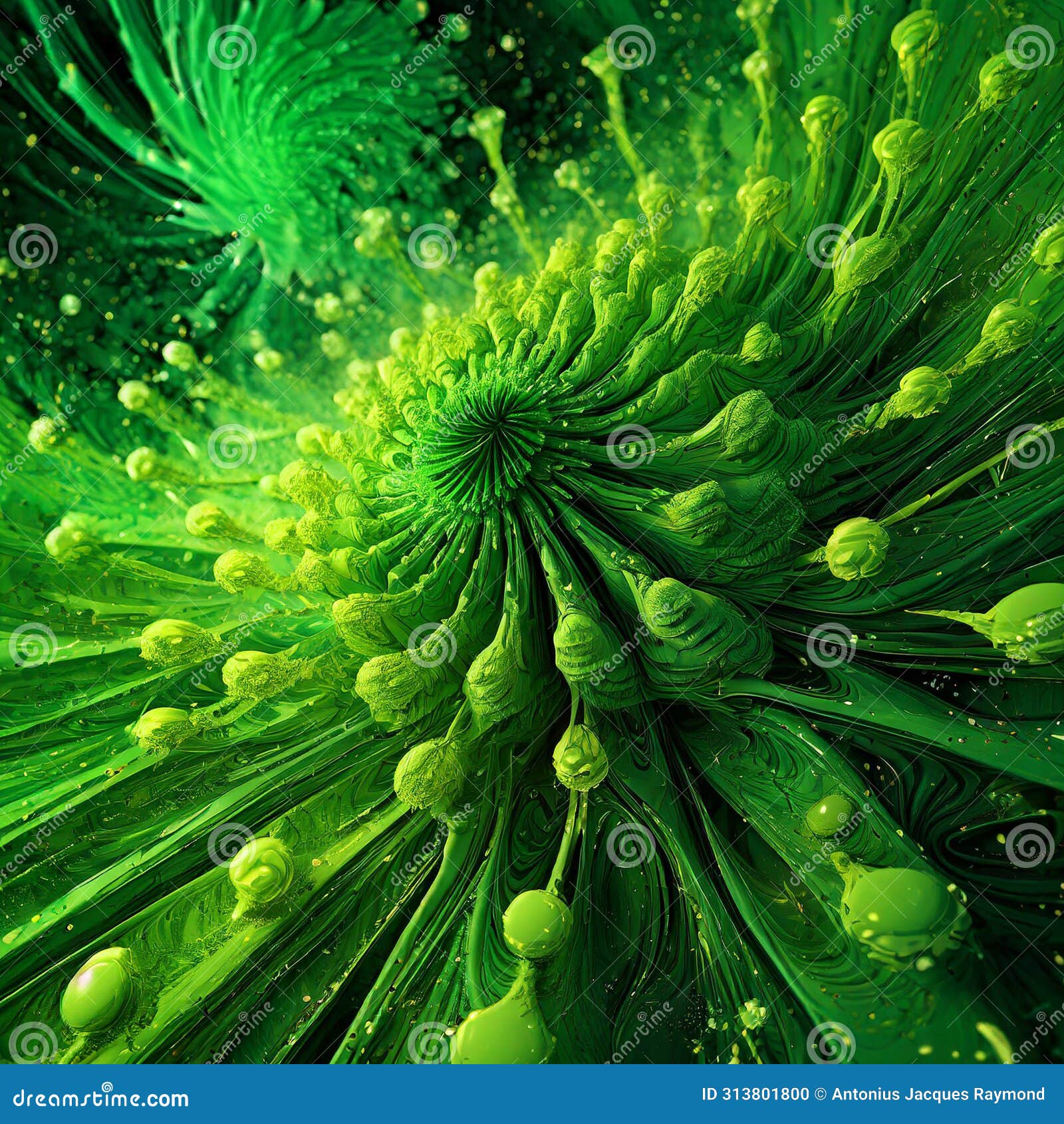 Abstract Green Splatter Background Stock Illustration - Illustration of ...