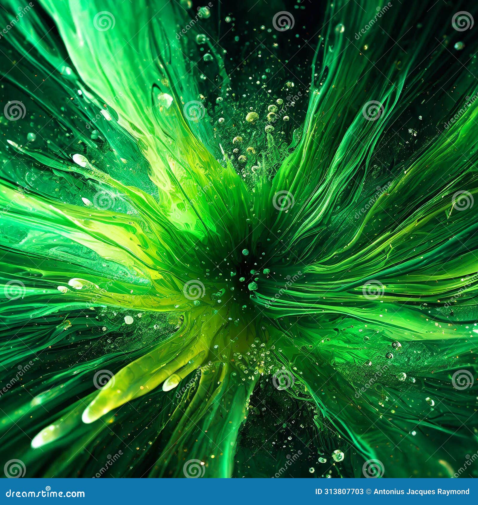 Abstract Green Splatter Background Stock Illustration - Illustration of ...