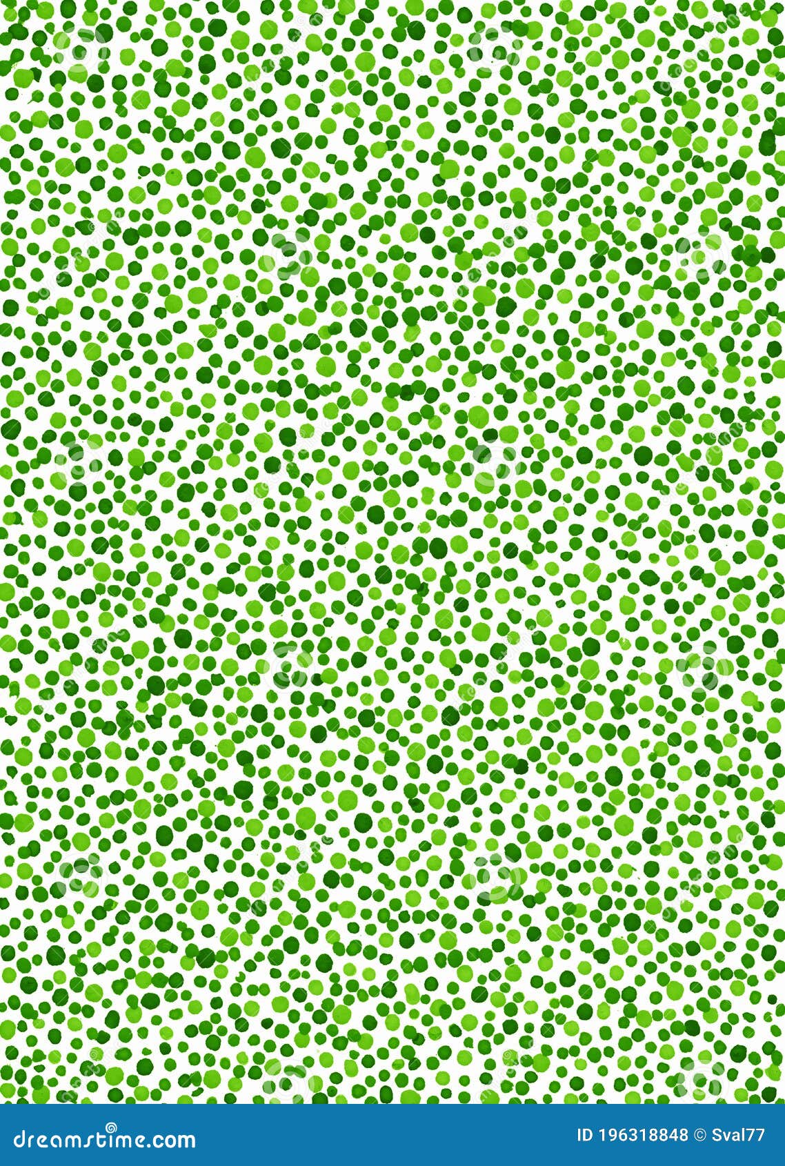 Green Spots Dots With Outcut Stripes On Green Background. Vector ...