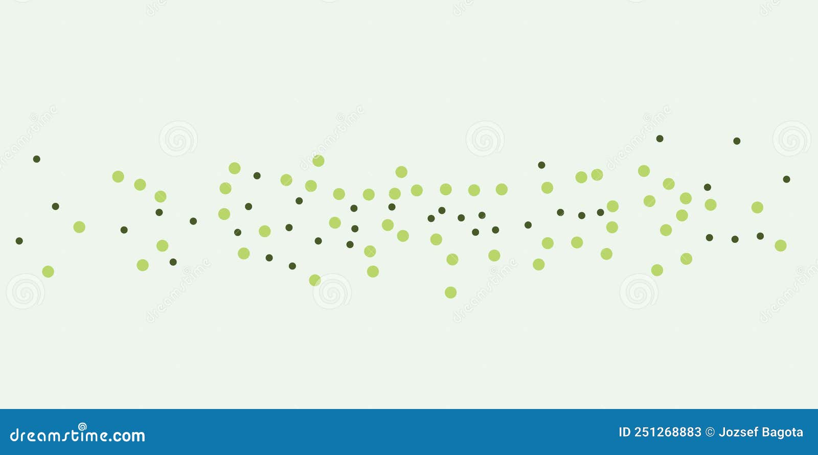 Abstract Green Spotted Pattern - Random Placed Spots, Texture with ...