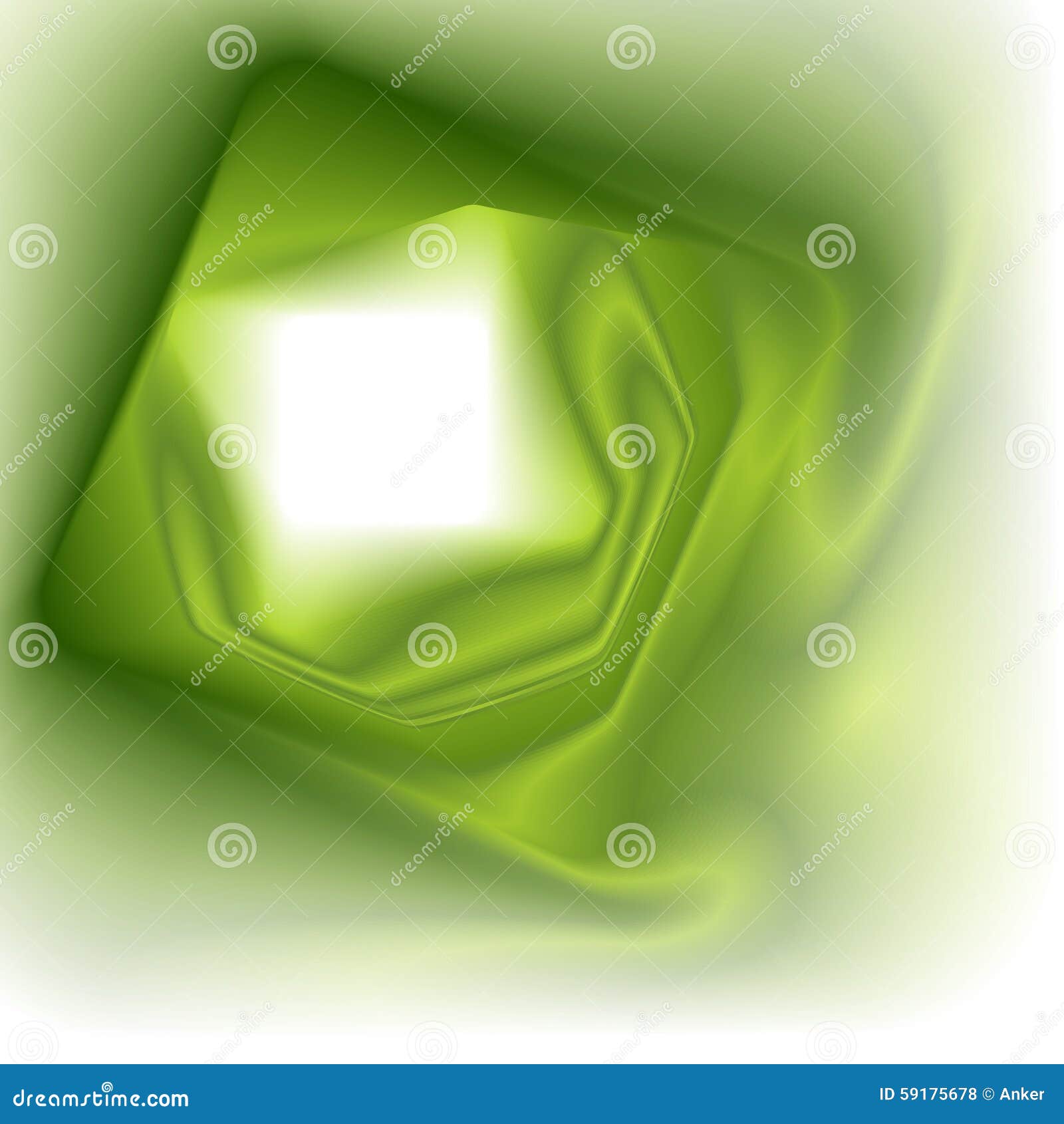 Abstract Green Square Background Stock Vector - Illustration of card ...