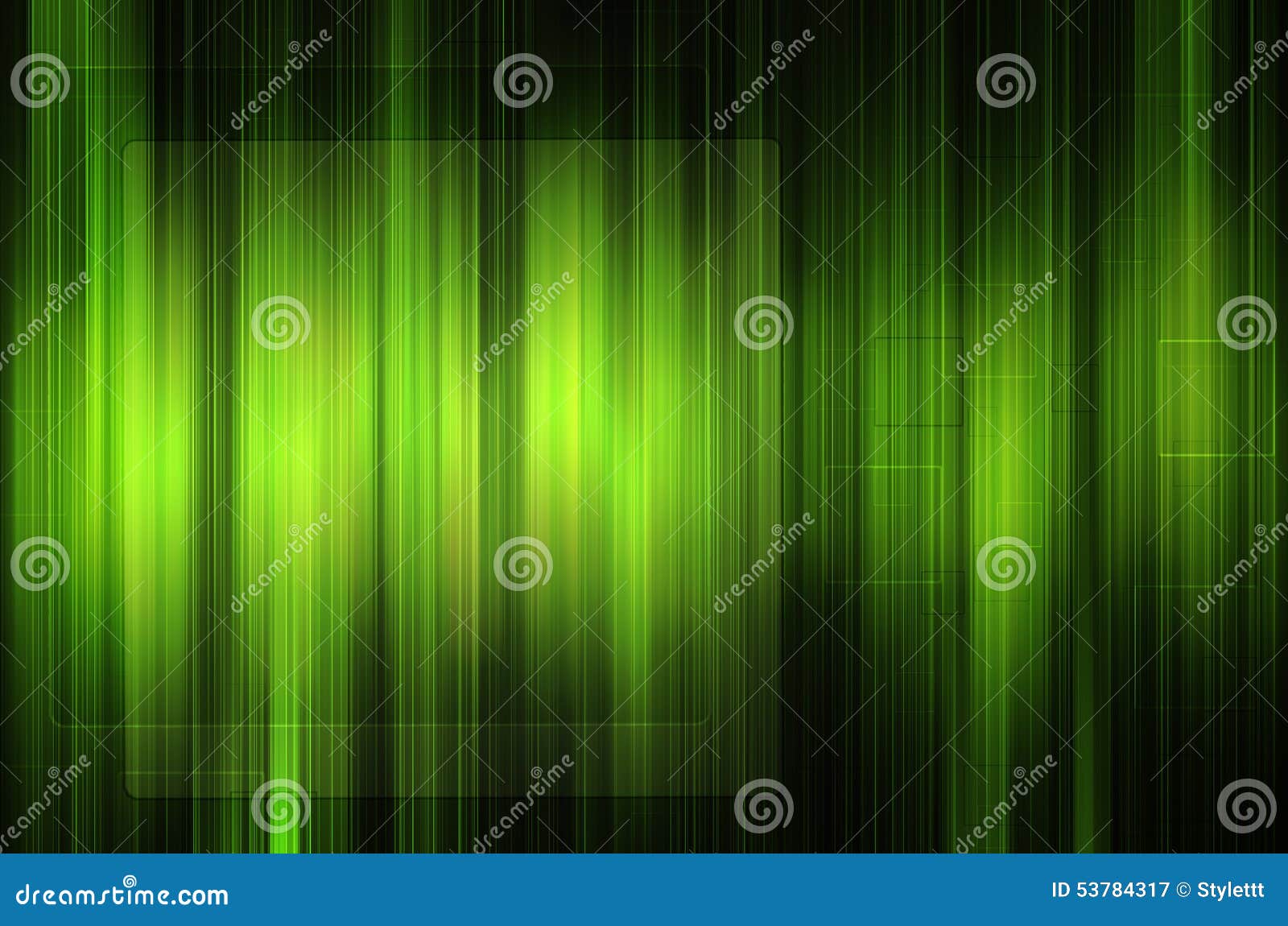 Abstract Green Tech Background Stock Illustration - Illustration of ...