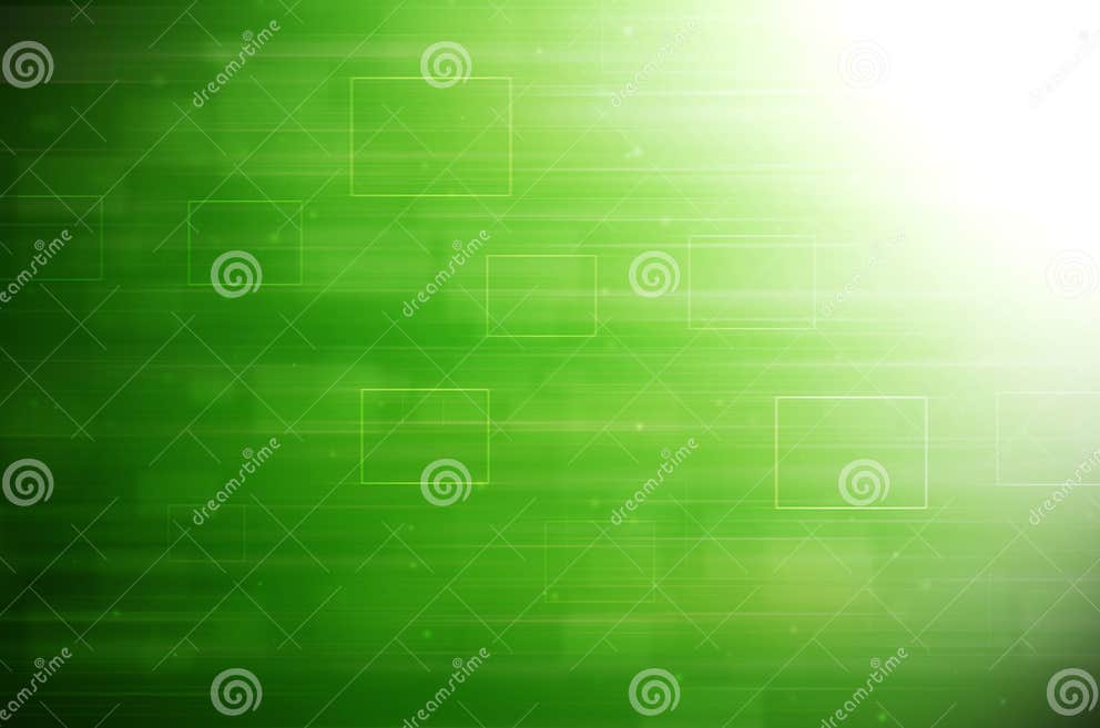 Abstract Green Tech Background. Stock Illustration - Illustration of ...