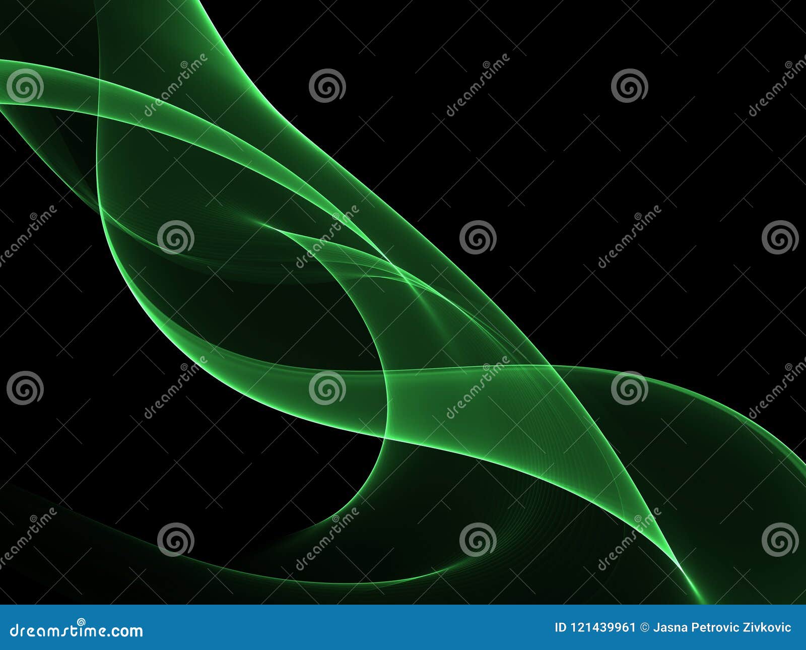 Abstract Green Techno Background Stock Illustration - Illustration of ...