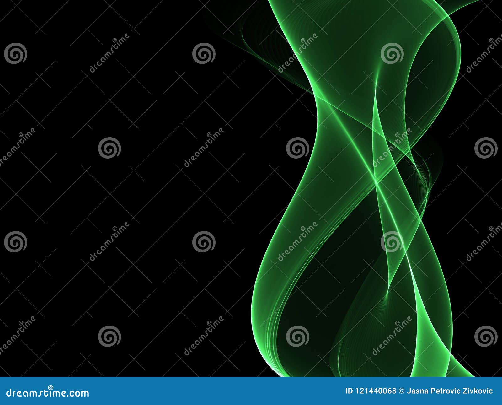 Abstract Green Techno Background Stock Illustration - Illustration of ...