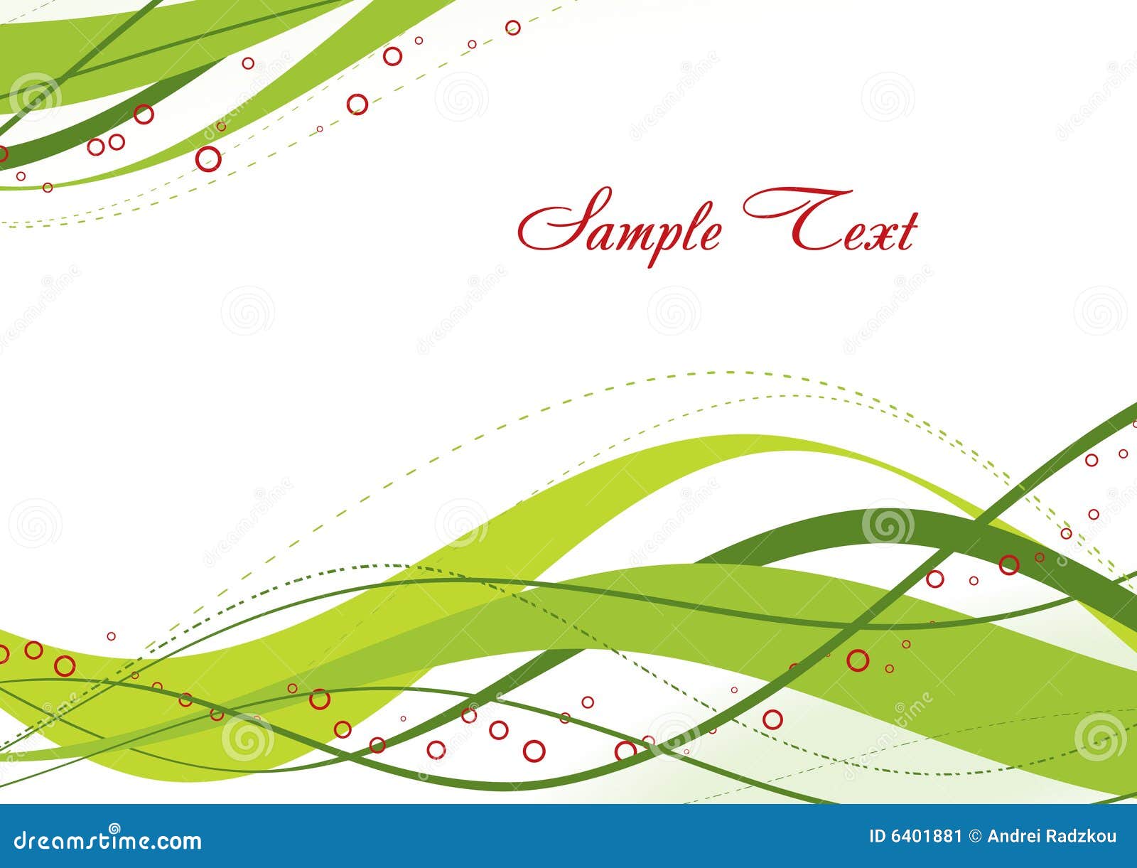 Abstract green template stock vector. Illustration of scroll - 6401881
