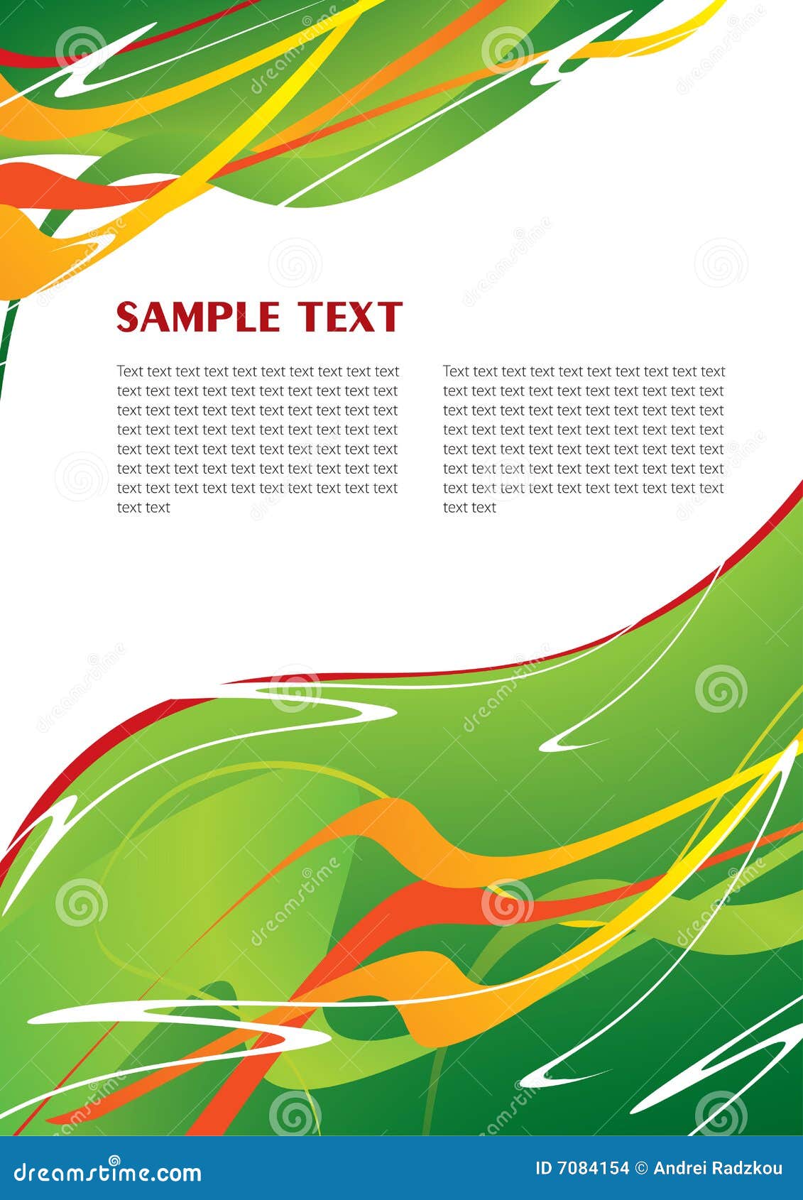 Abstract green template stock vector. Illustration of layout - 7084154
