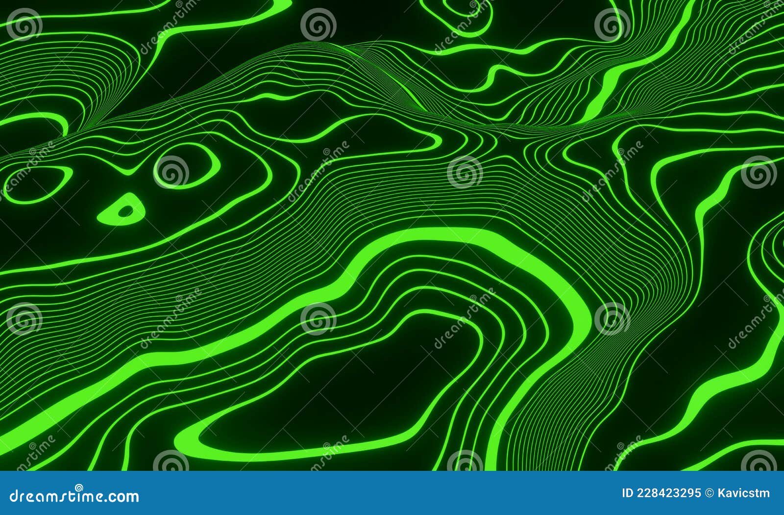 Green Topographic Map Lines Vector Background | CartoonDealer.com ...