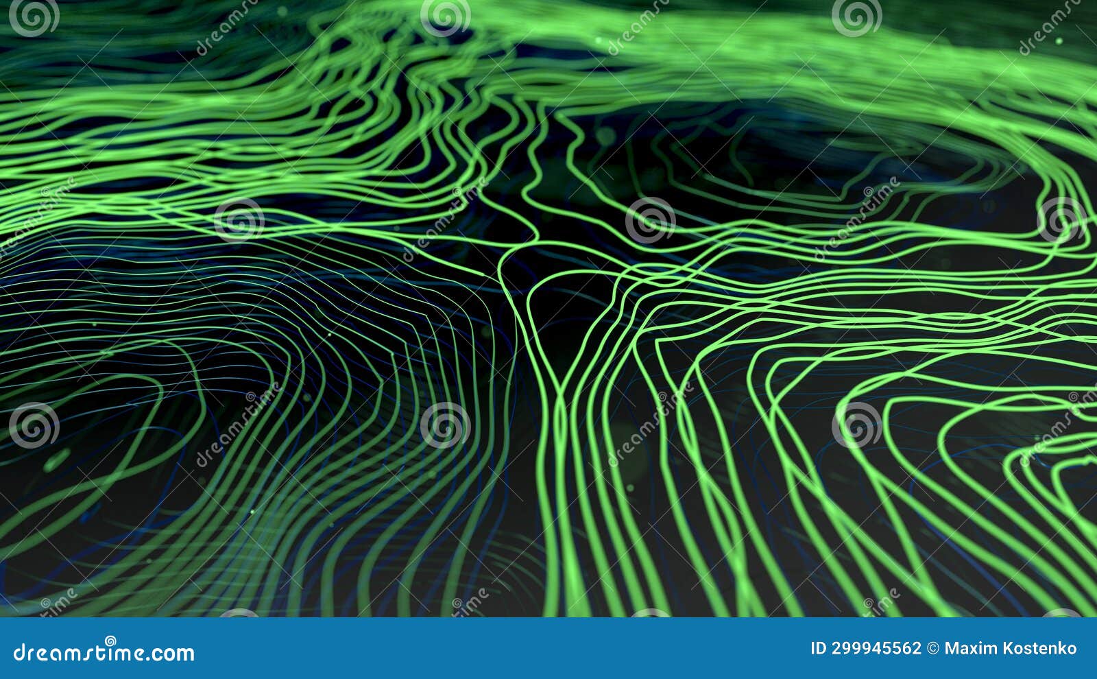 Contour Lines On Topographic Maps, Geographic Map Background. Vector ...