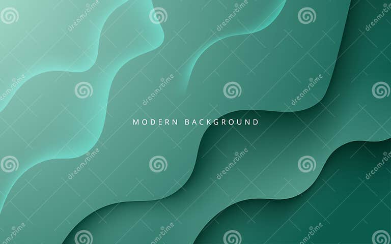 Abstract Green Tosca Soft Diagonal Shape Light and Shadow with Halftone ...