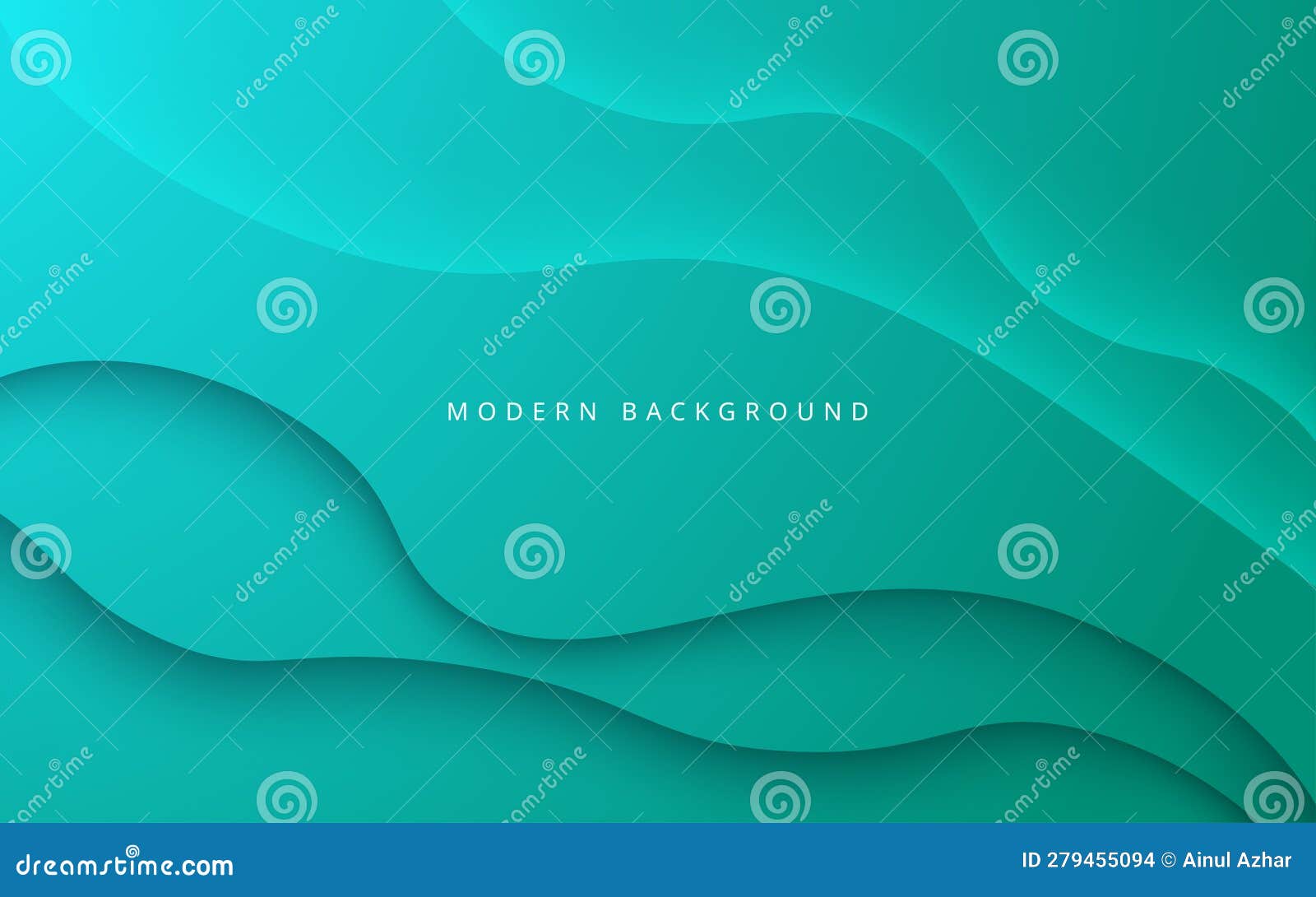 Abstract Green Tosca Soft Diagonal Shape Light and Shadow Wavy ...