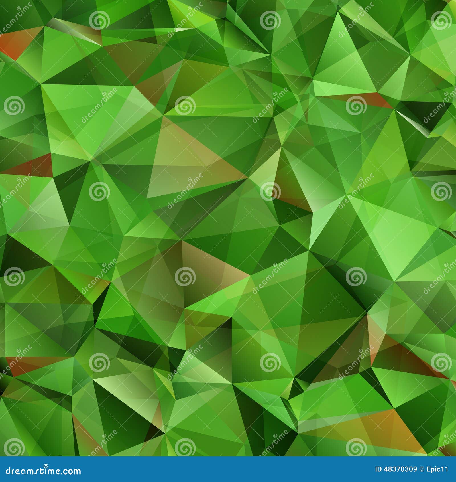 Abstract Green Triangle Background Stock Vector - Illustration of clip ...