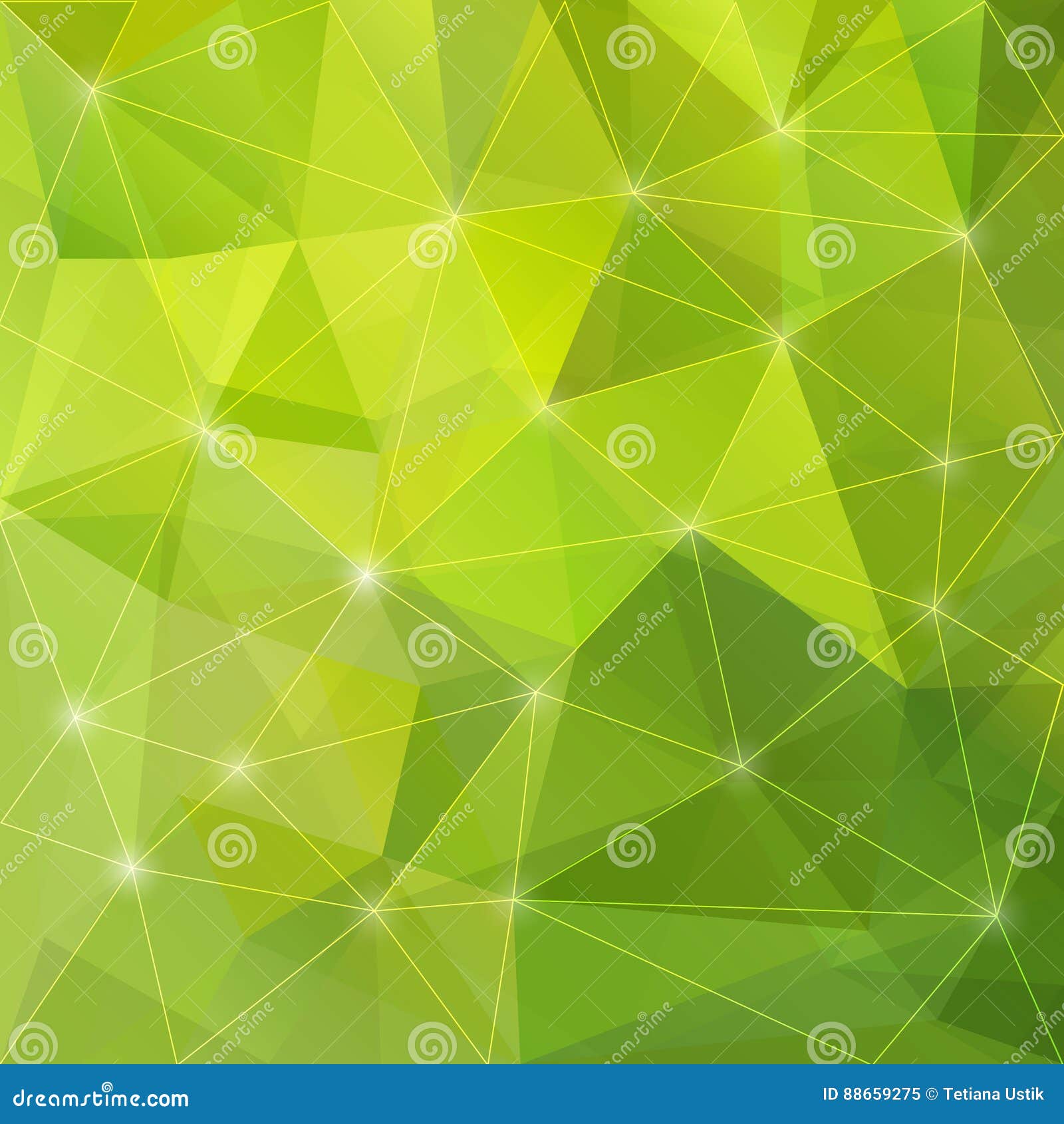 Abstract Green Triangle Background Stock Vector - Illustration of ...