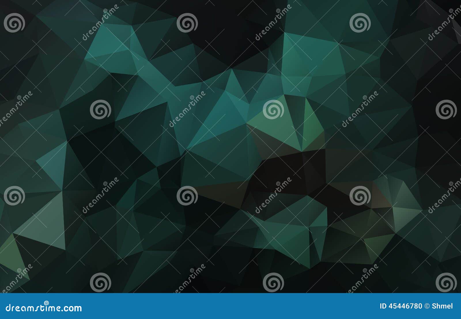 Abstract Green Triangle Background Stock Vector - Illustration of space ...