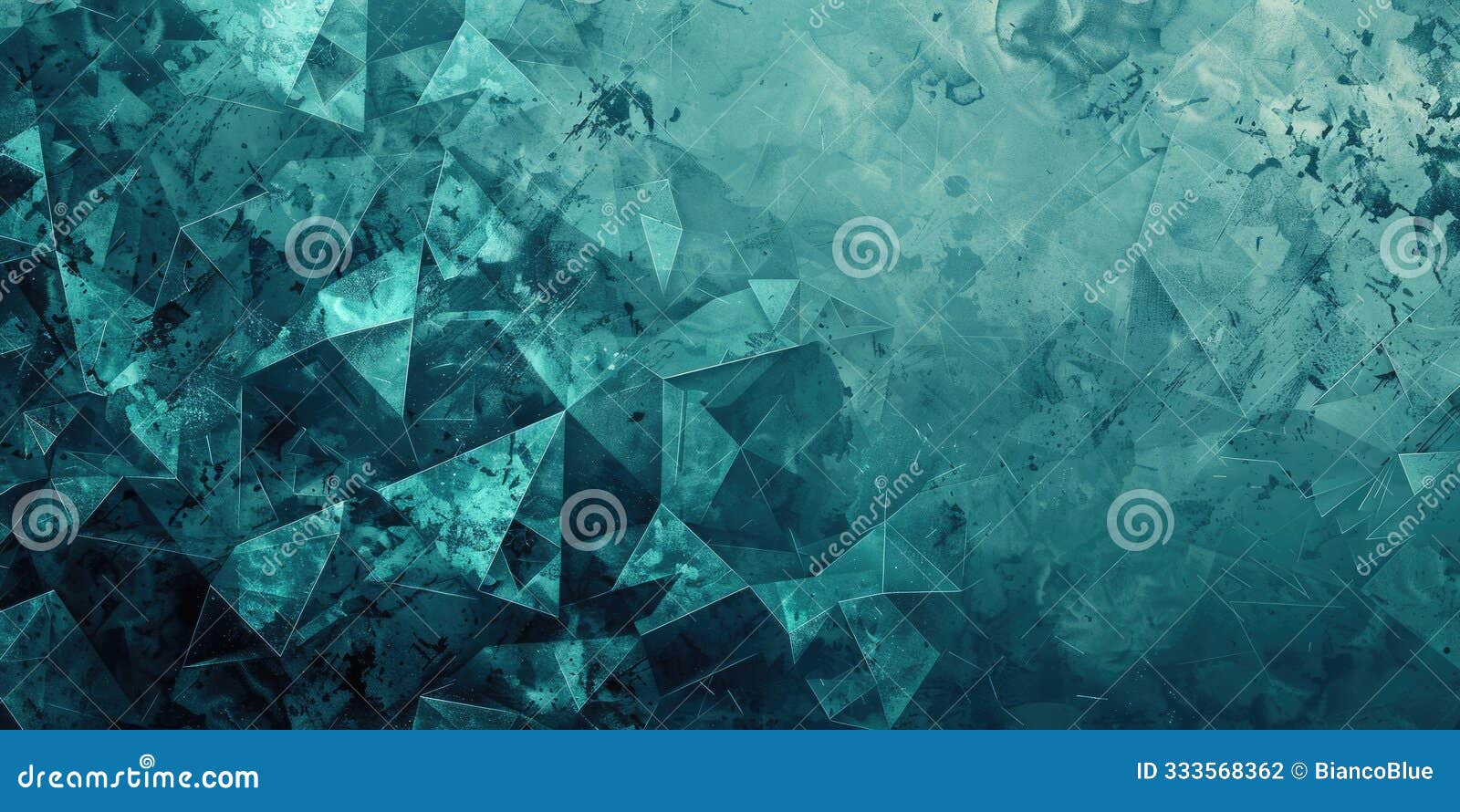 Abstract Green Triangle Repetitive Pattern Polygon Geometry Background ...