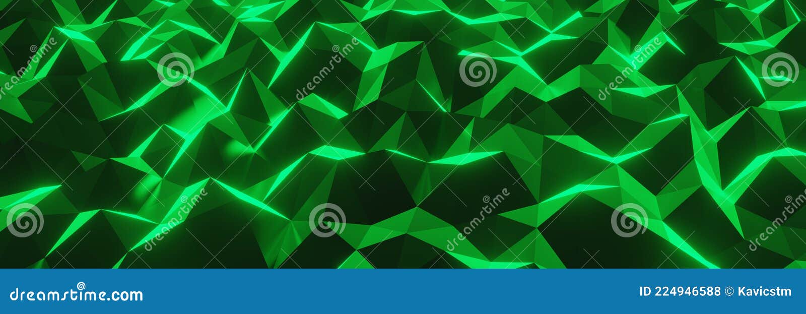 Green Triangle Shape Background Stock Illustration - Illustration of ...
