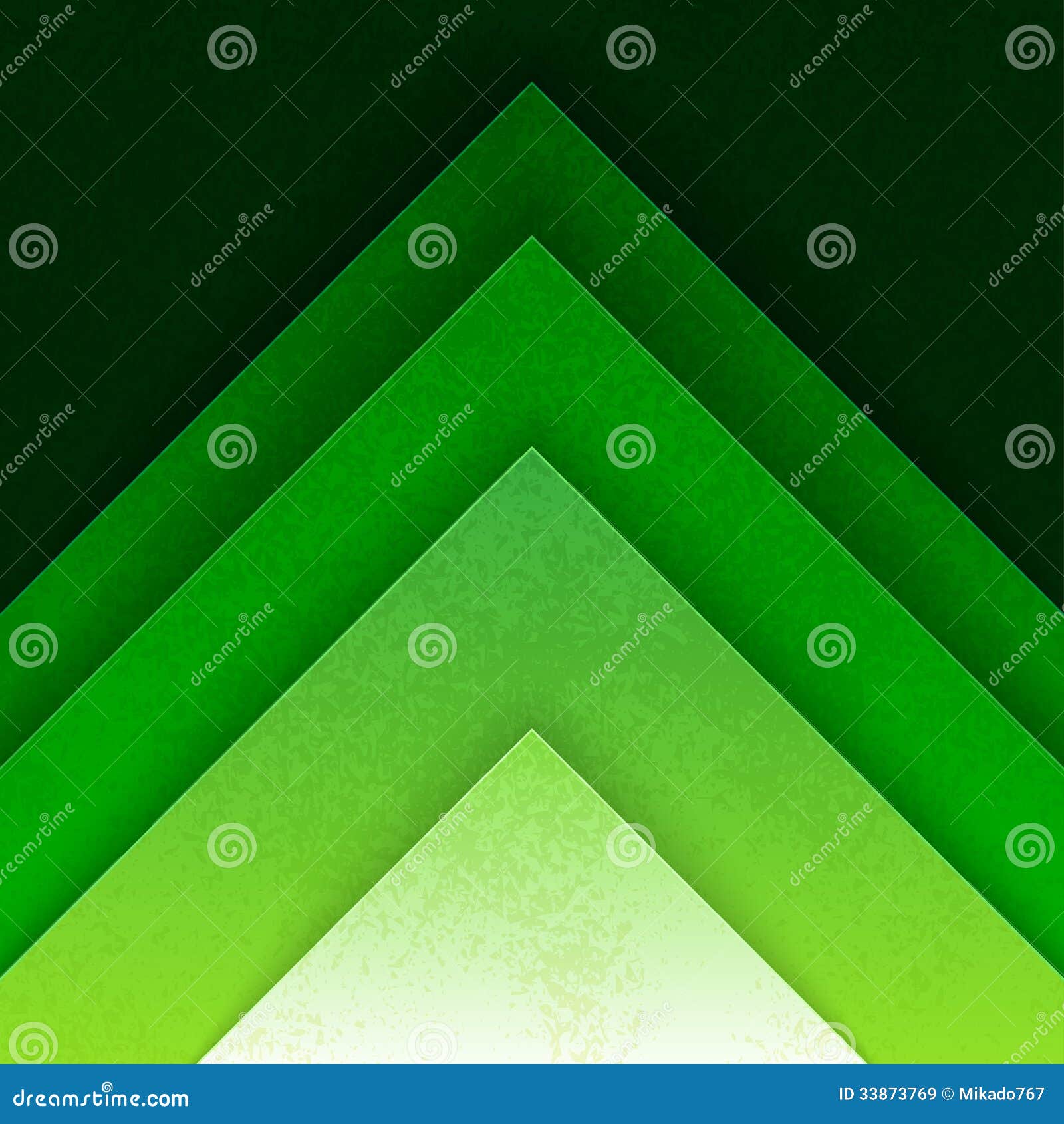 Green Triangle Vector Annual Report Leaflet Brochure Flyer Template ...