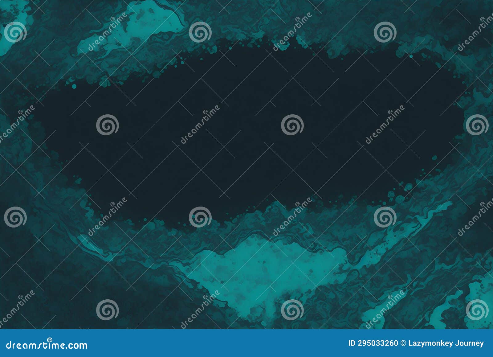 Abstract Green Turquoise and Blue Background, Art Stock Illustration ...