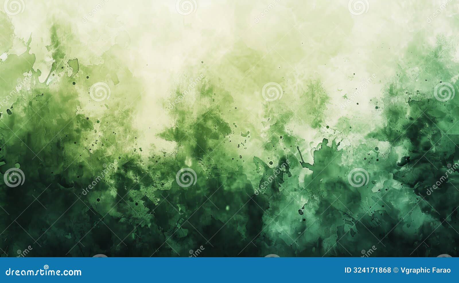 Abstract Green Watercolor Background with Gradient Effect Stock Photo ...