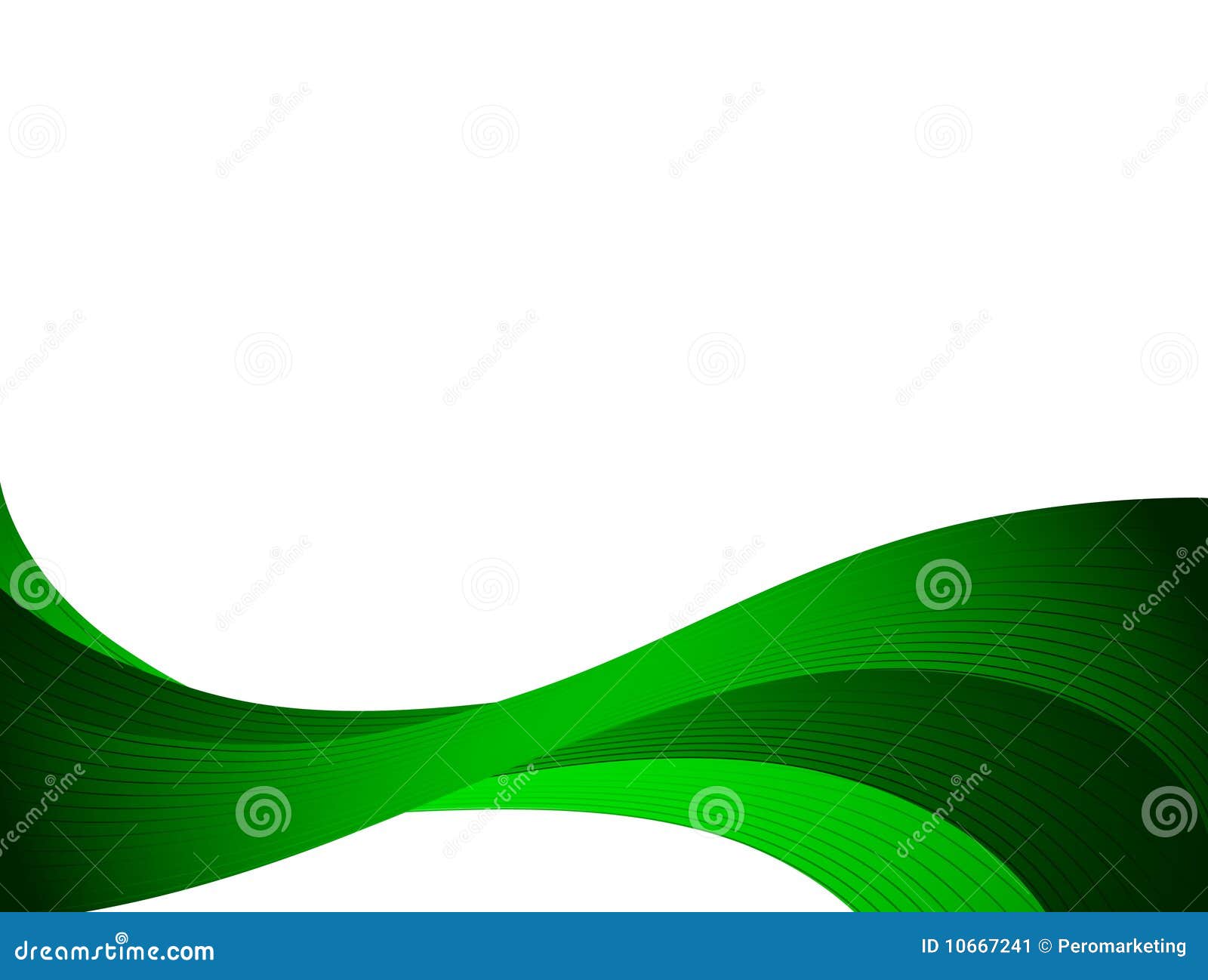 Abstract Green Wave Background Stock Illustration - Illustration of ...