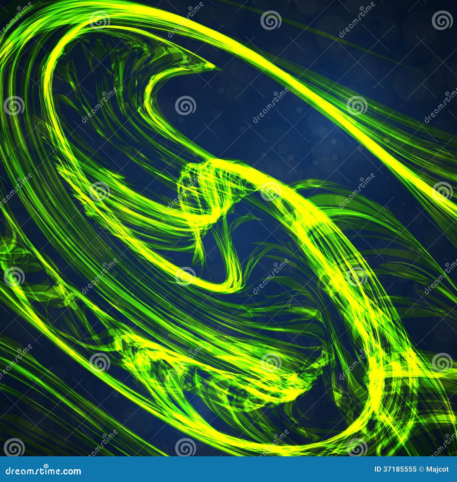 Abstract Green, Wave Background Stock Illustration - Illustration of ...