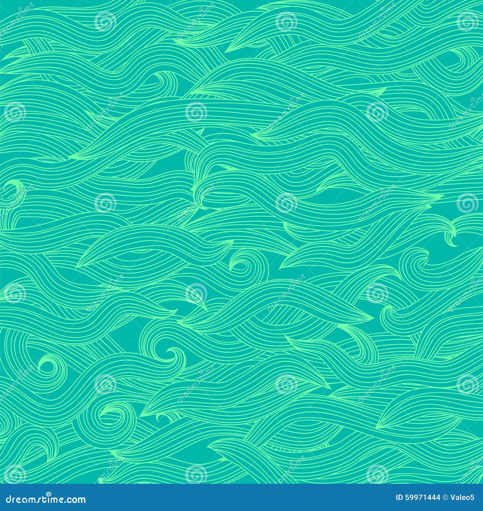 Abstract Green Wave Background Stock Illustration - Illustration of ...