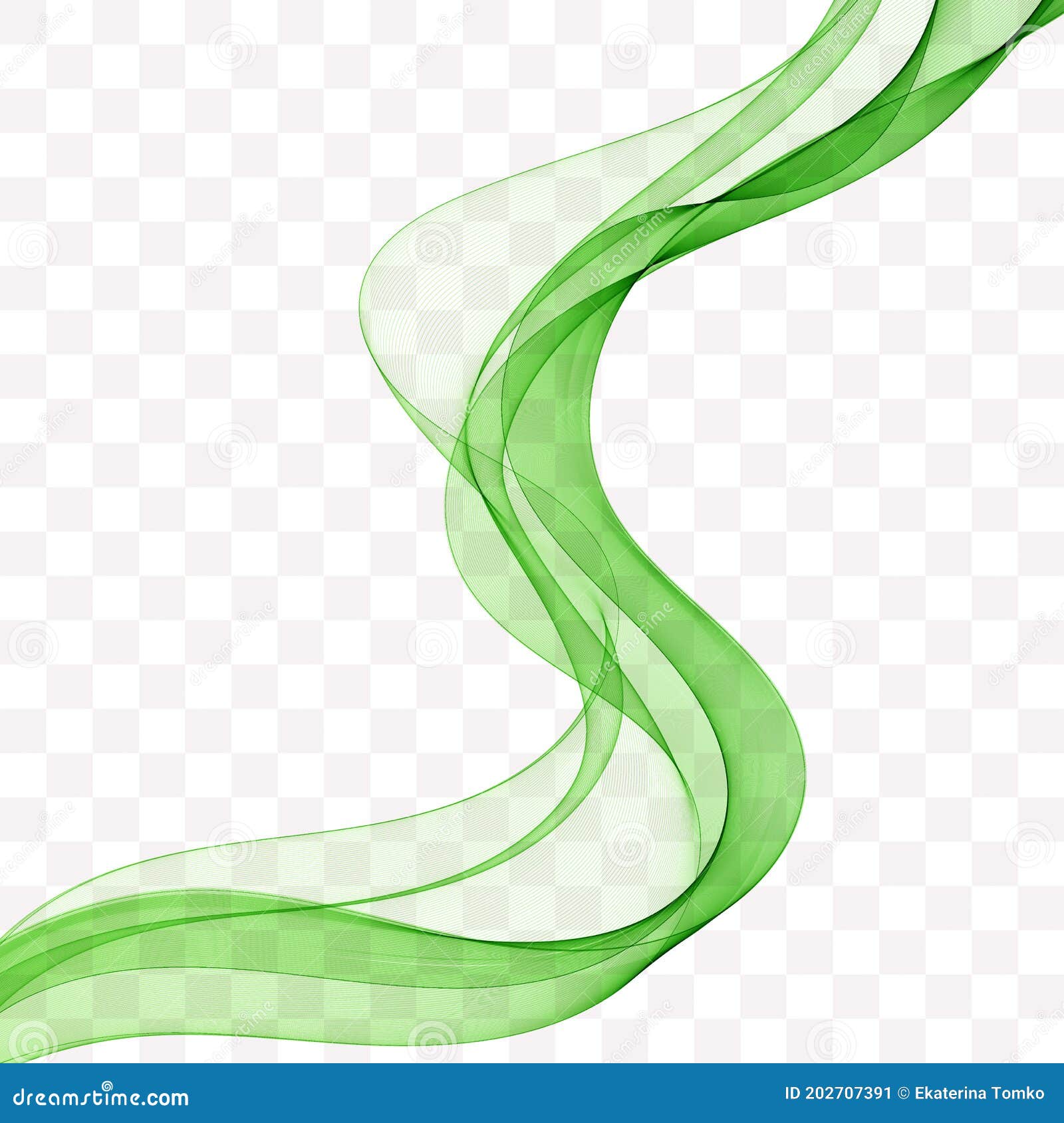 Abstract Green Wave Graphics Layout for Advertising Presentation ...