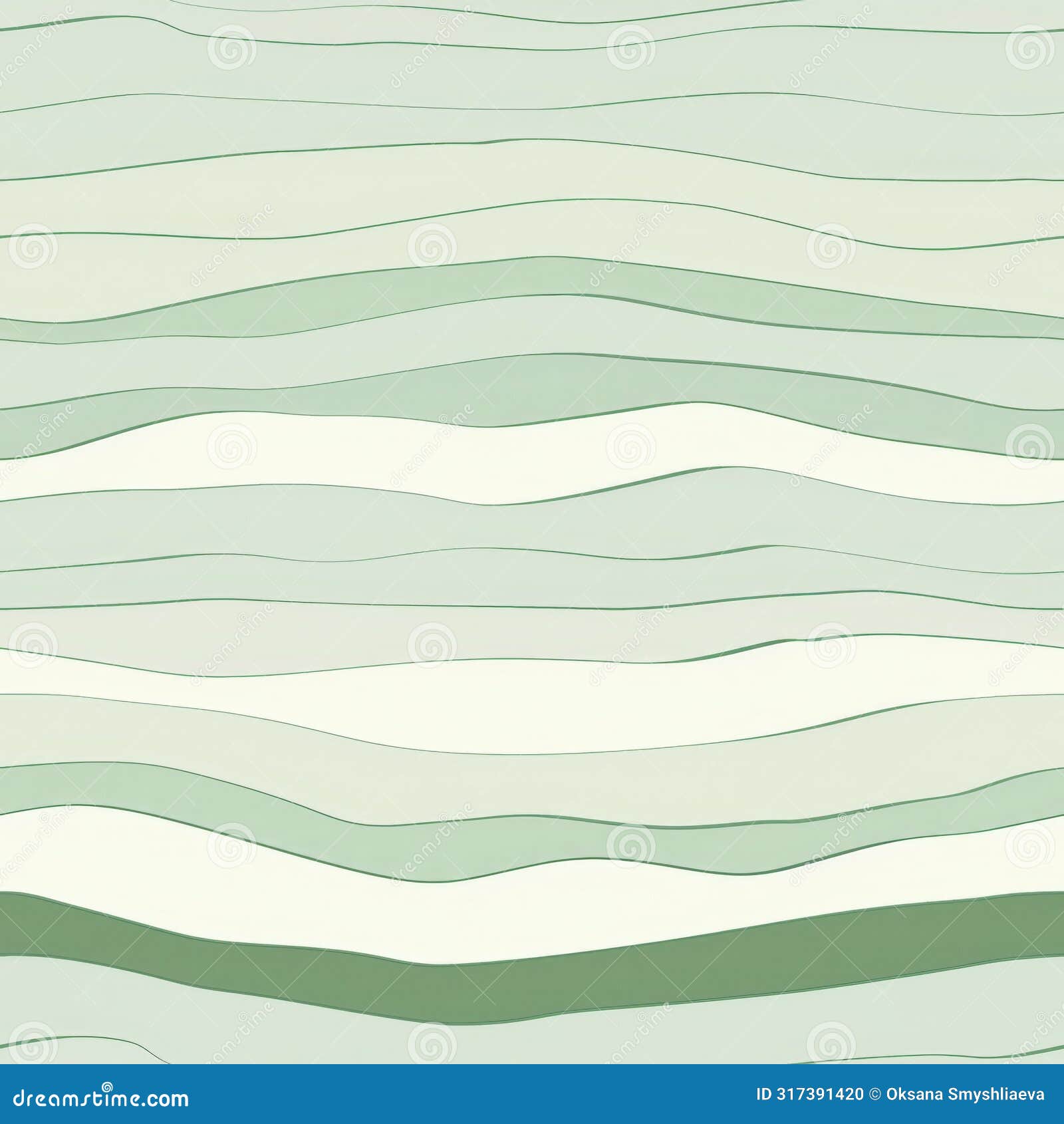 Abstract Green Wavy Lines Background for Creative Design Stock ...
