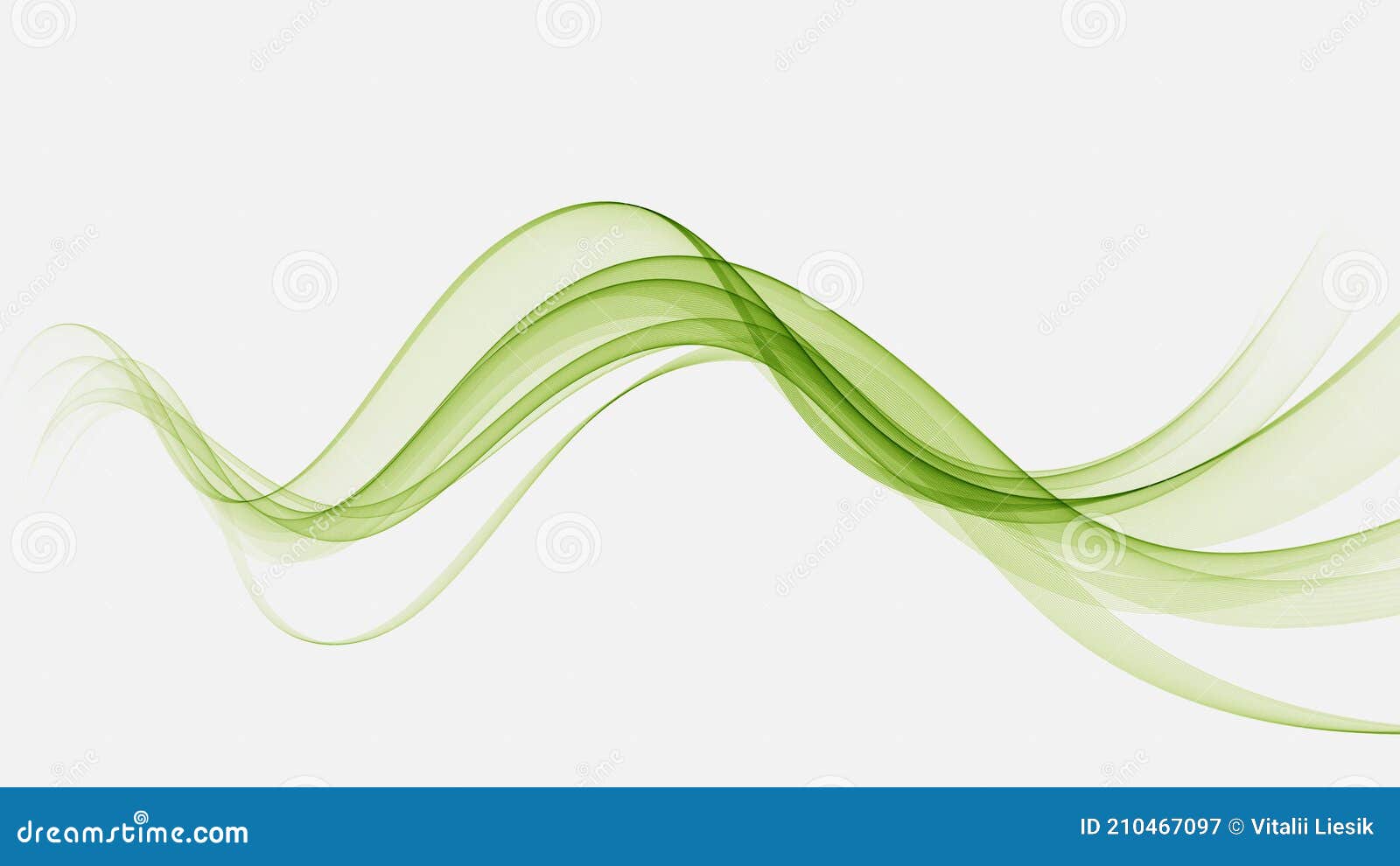 Green Swirly Line