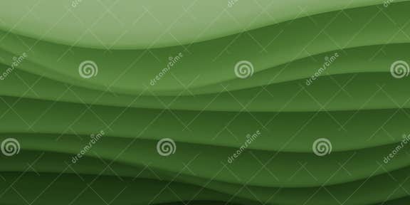Abstract Green Wavy Pattern Background 3d Render Illustration Stock ...