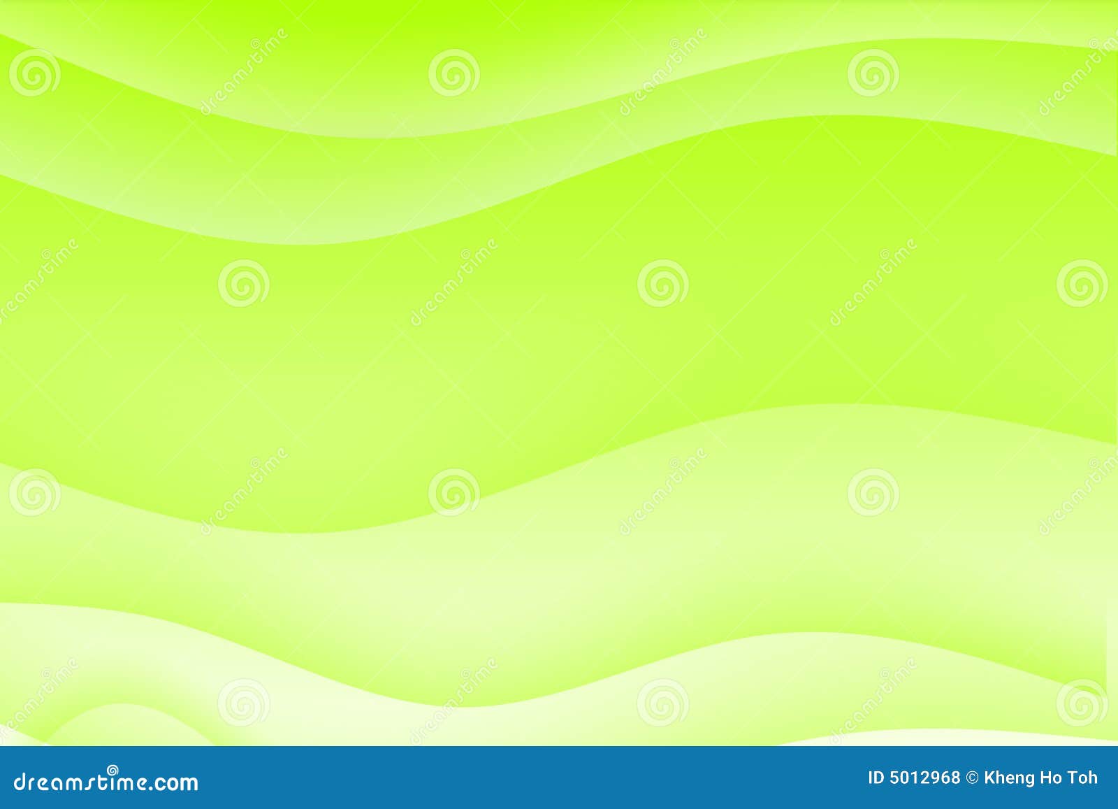 Green Wavy Arrows, Concept Of The Latent Potential Stock Illustration ...