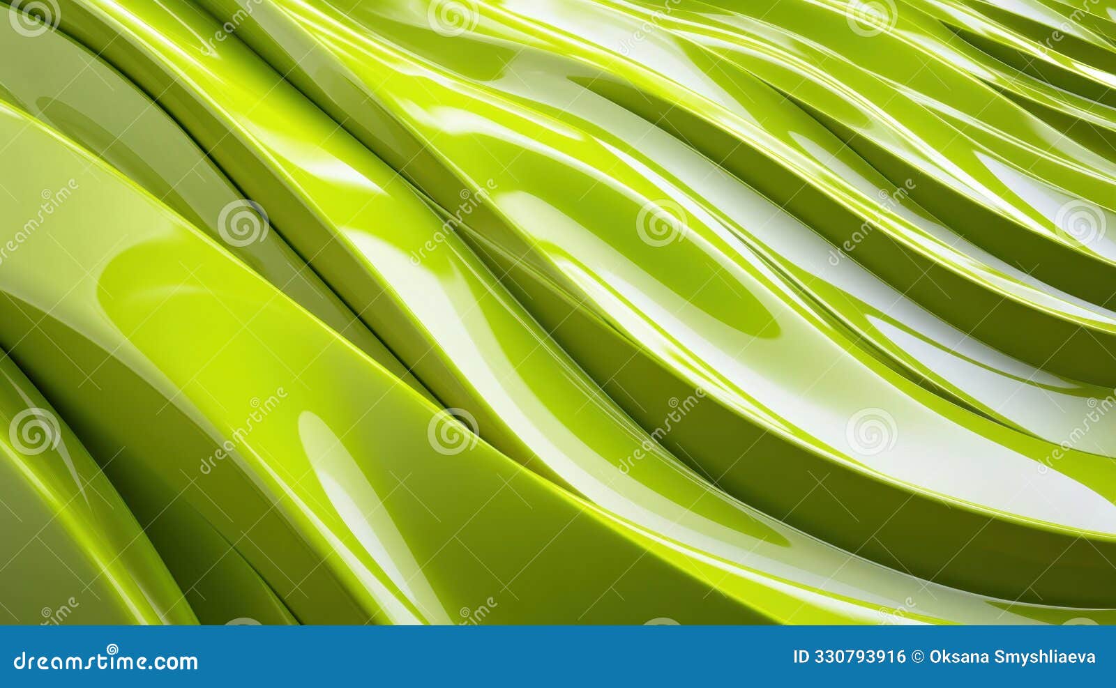 Abstract Green Wavy Texture Background - Modern Artistic Design Stock ...