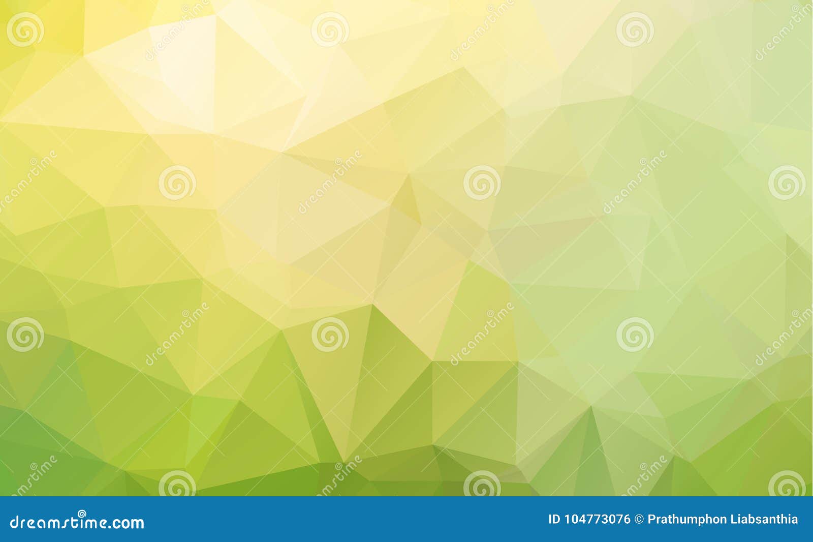 Abstract Green Which Consist of Triangles. Geometric Background Stock ...