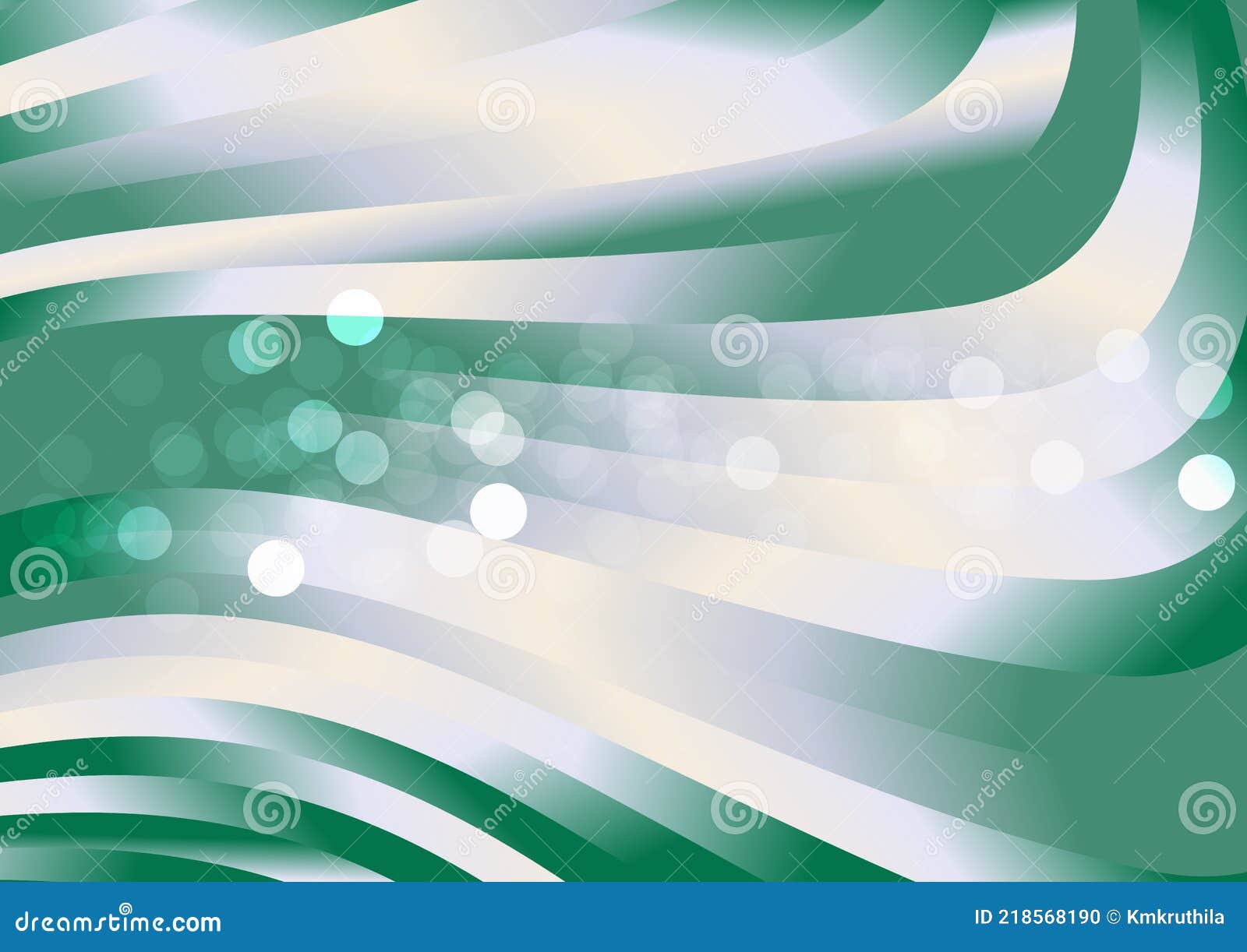 Abstract Green and White Gradient Wave Background Design Stock Vector ...