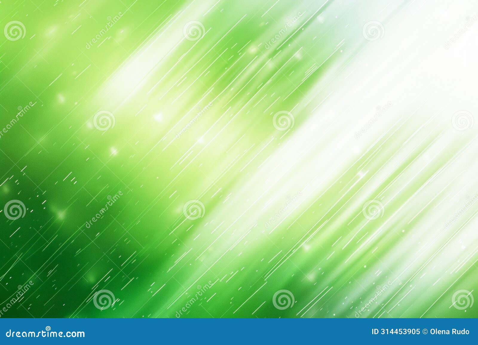 Abstract Green and White Light Rays with Particles on a Luminous ...